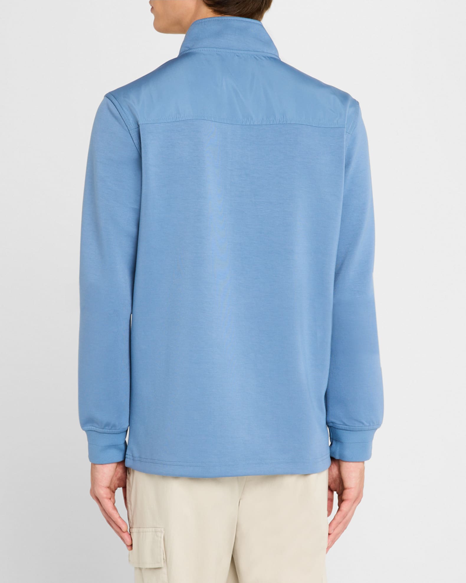 Bugatchi Men's Quarter-Zip Knit Sweater | Neiman Marcus