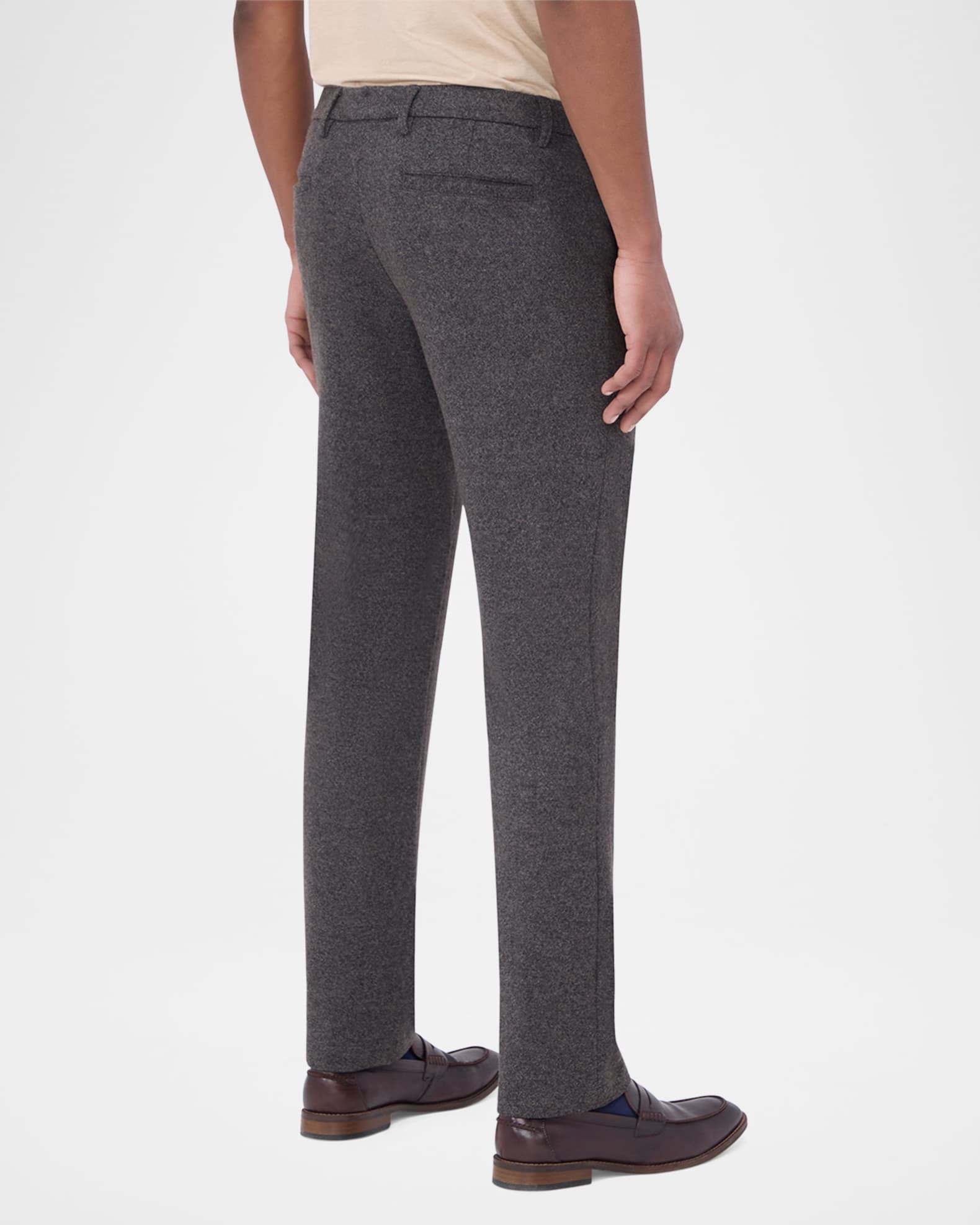 Bugatchi Men's Flannel Chino Pants | Neiman Marcus