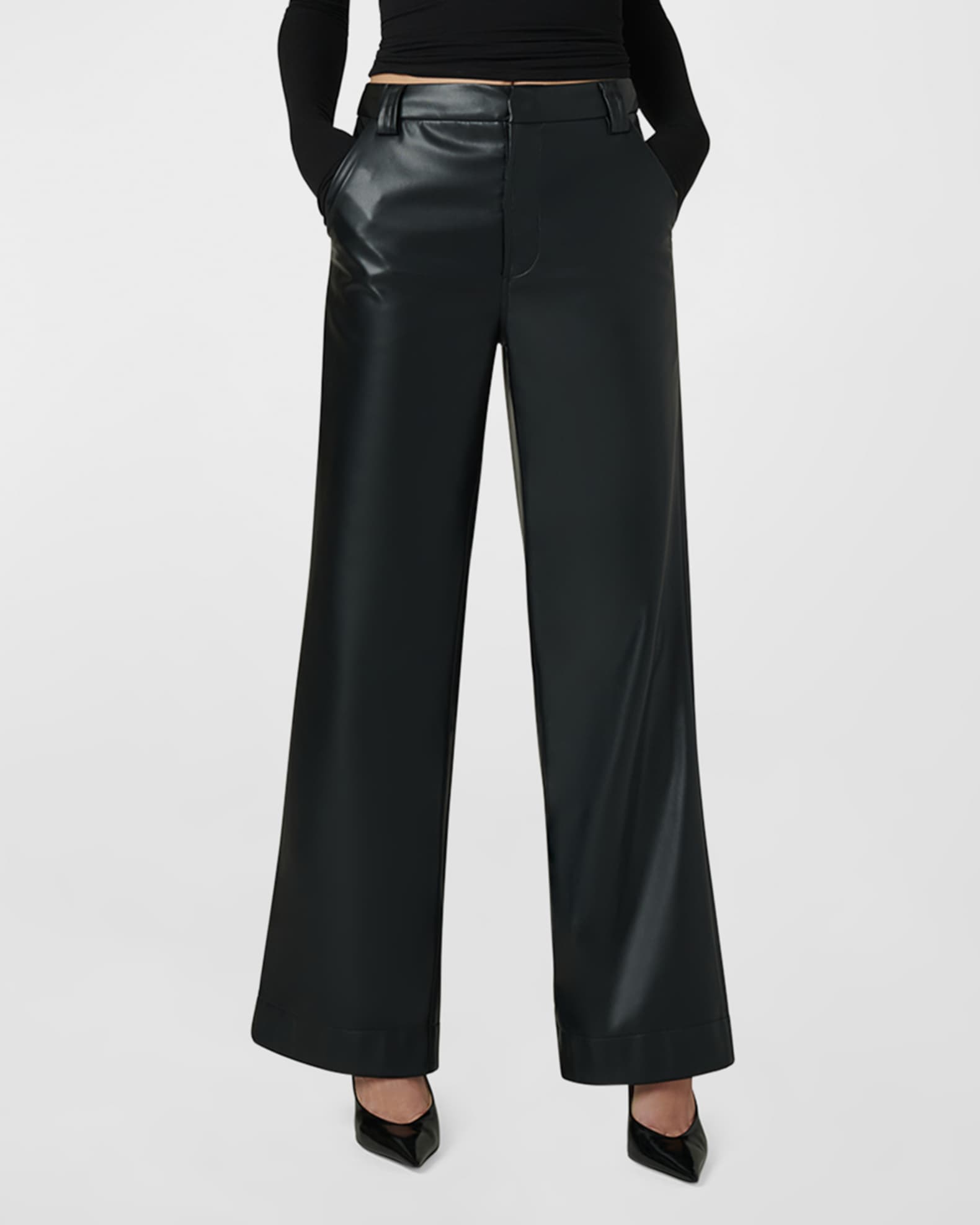 Joe's Jeans The Mia Vegan Leather Trousers | Neiman Marcus