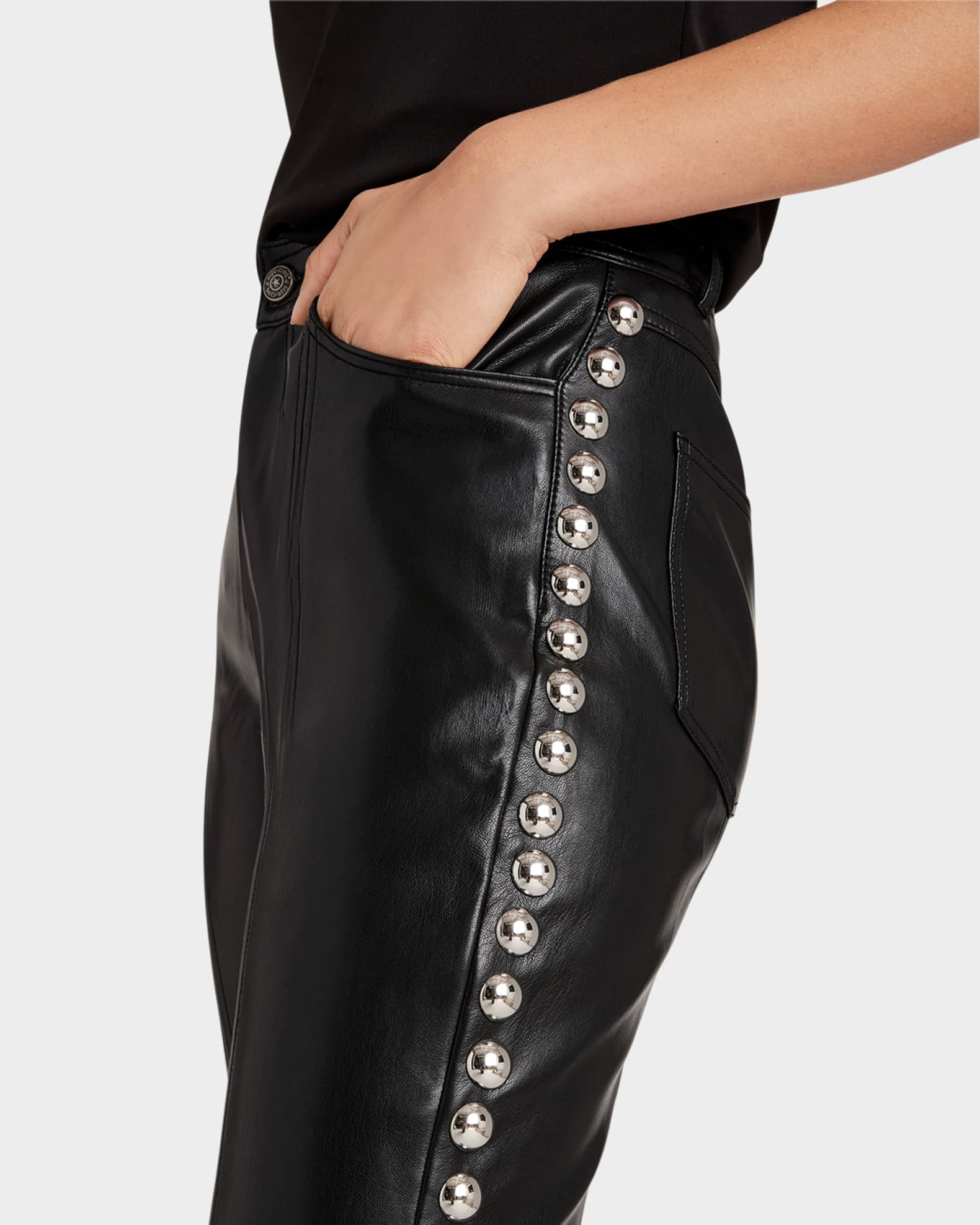 Cinq a Sept Shailene Studded Pants | Neiman Marcus