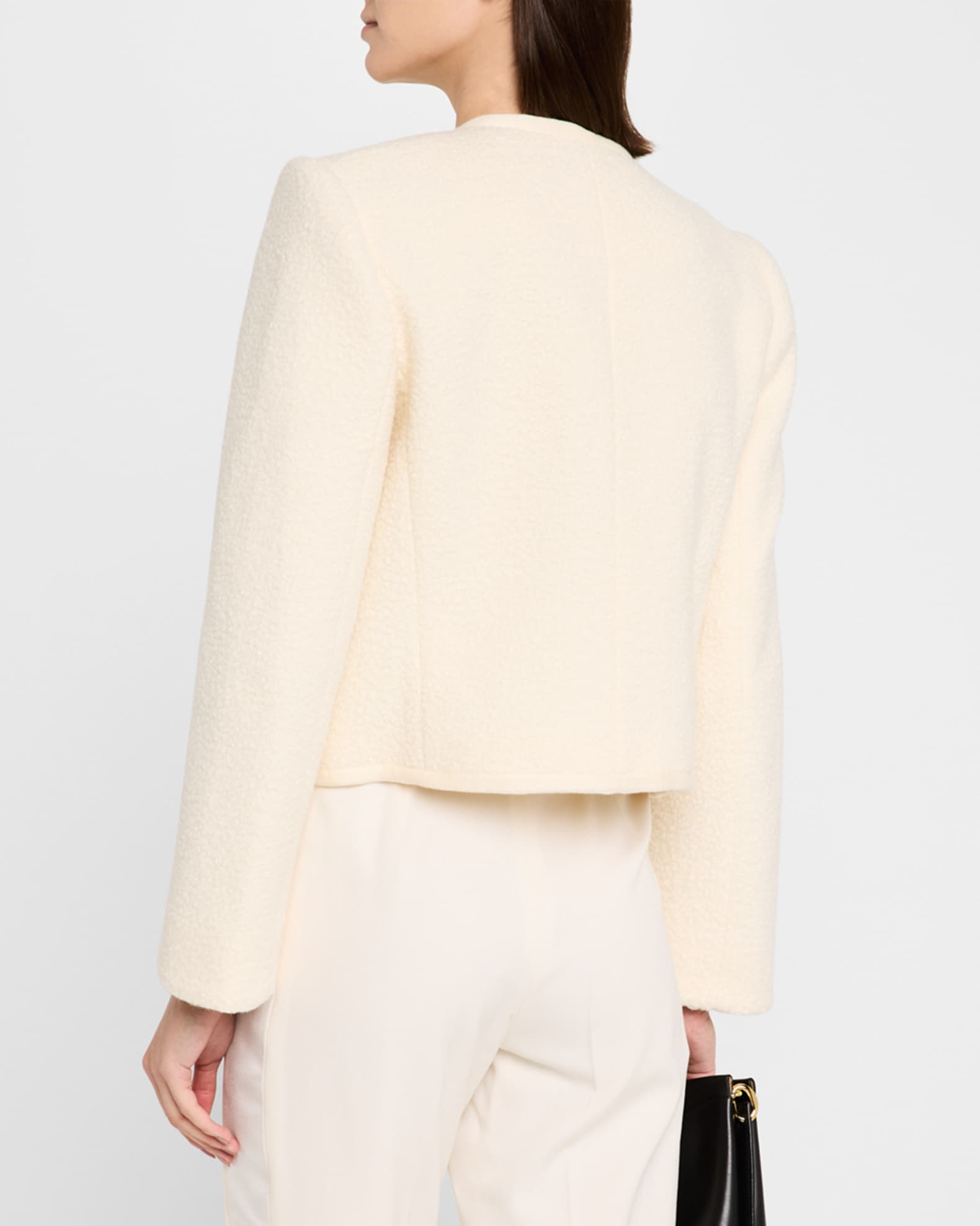 Cinq a Sept Junia Boucle Crop Jacket | Neiman Marcus