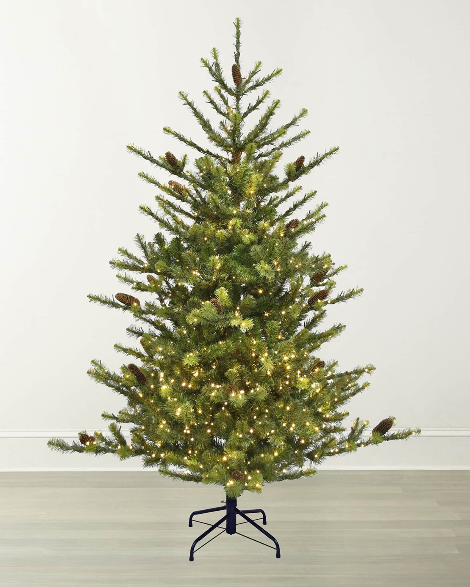 Winward Home Deluxe Village Mix Pine 6' Pre-Lit Christmas Tree | Neiman ...