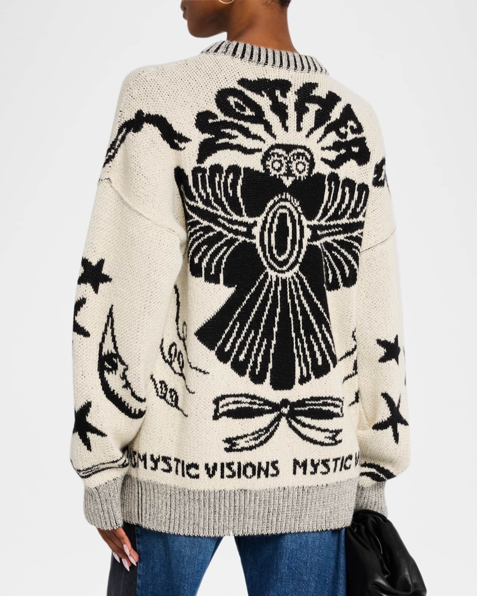 MOTHER The Long Drop Daddy Sweater | Neiman Marcus