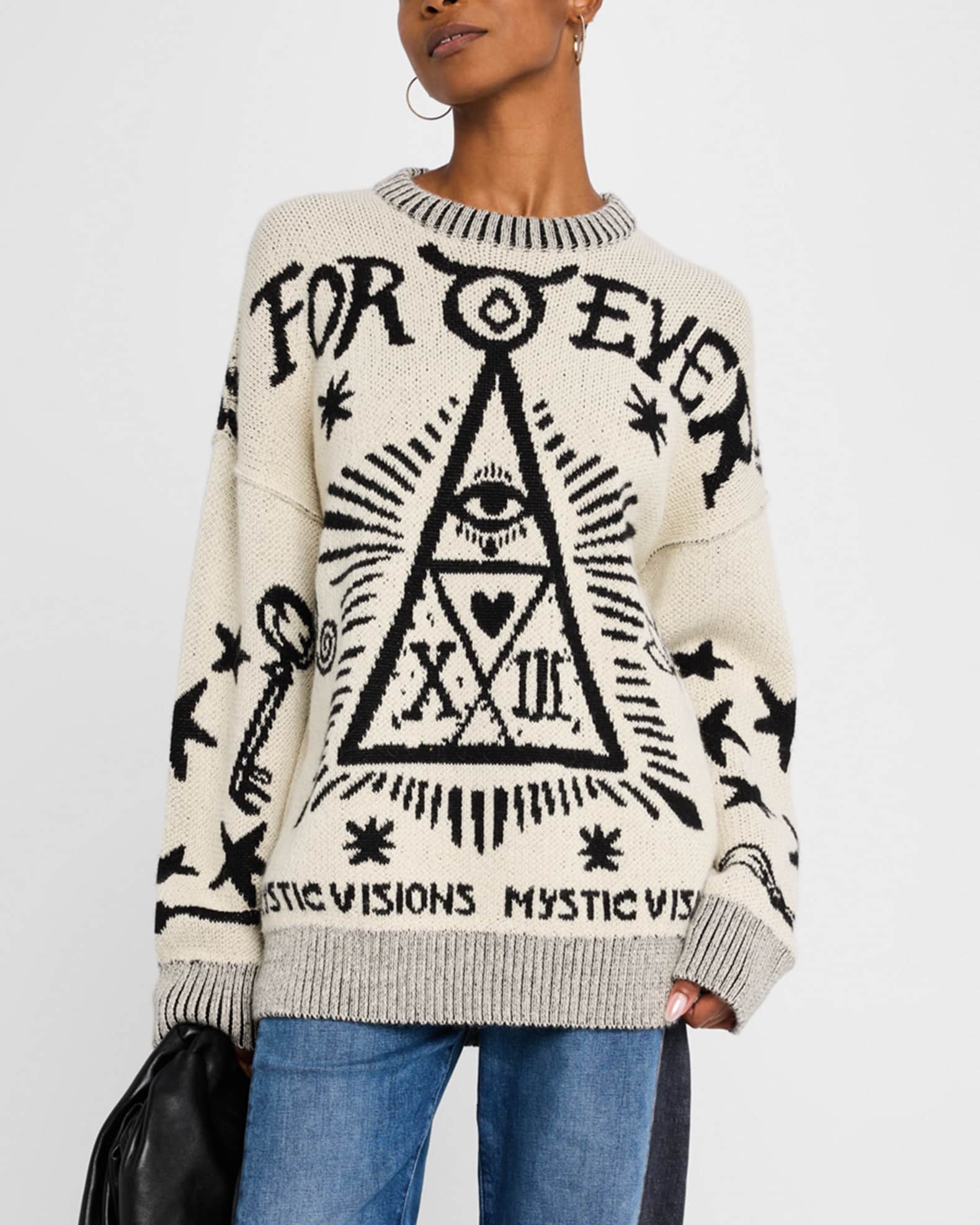 MOTHER The Long Drop Daddy Sweater | Neiman Marcus