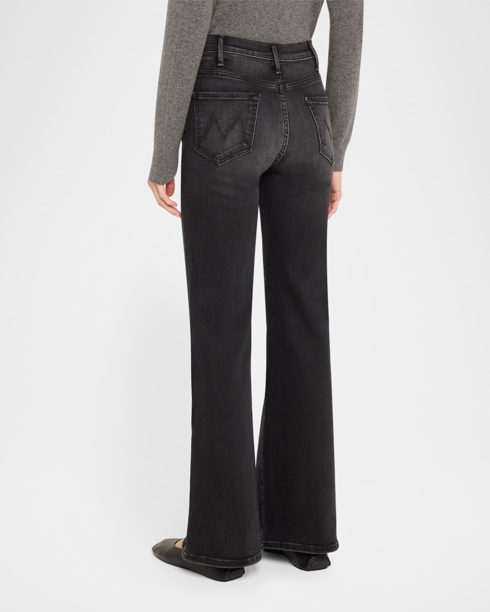 MOTHER The Hustler Roller Sneak Jeans | Neiman Marcus