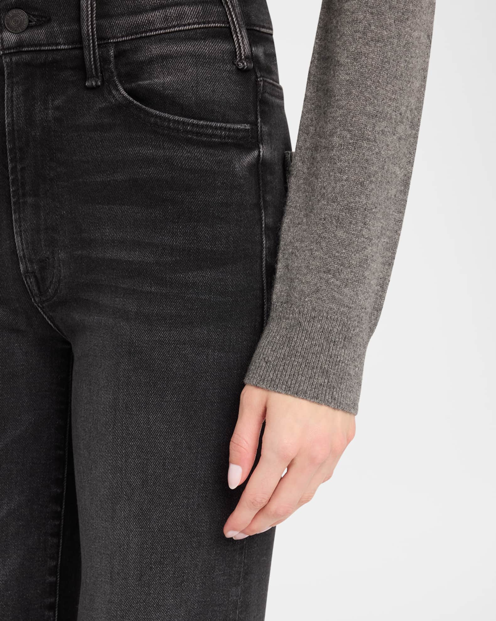 MOTHER The Hustler Roller Sneak Jeans | Neiman Marcus