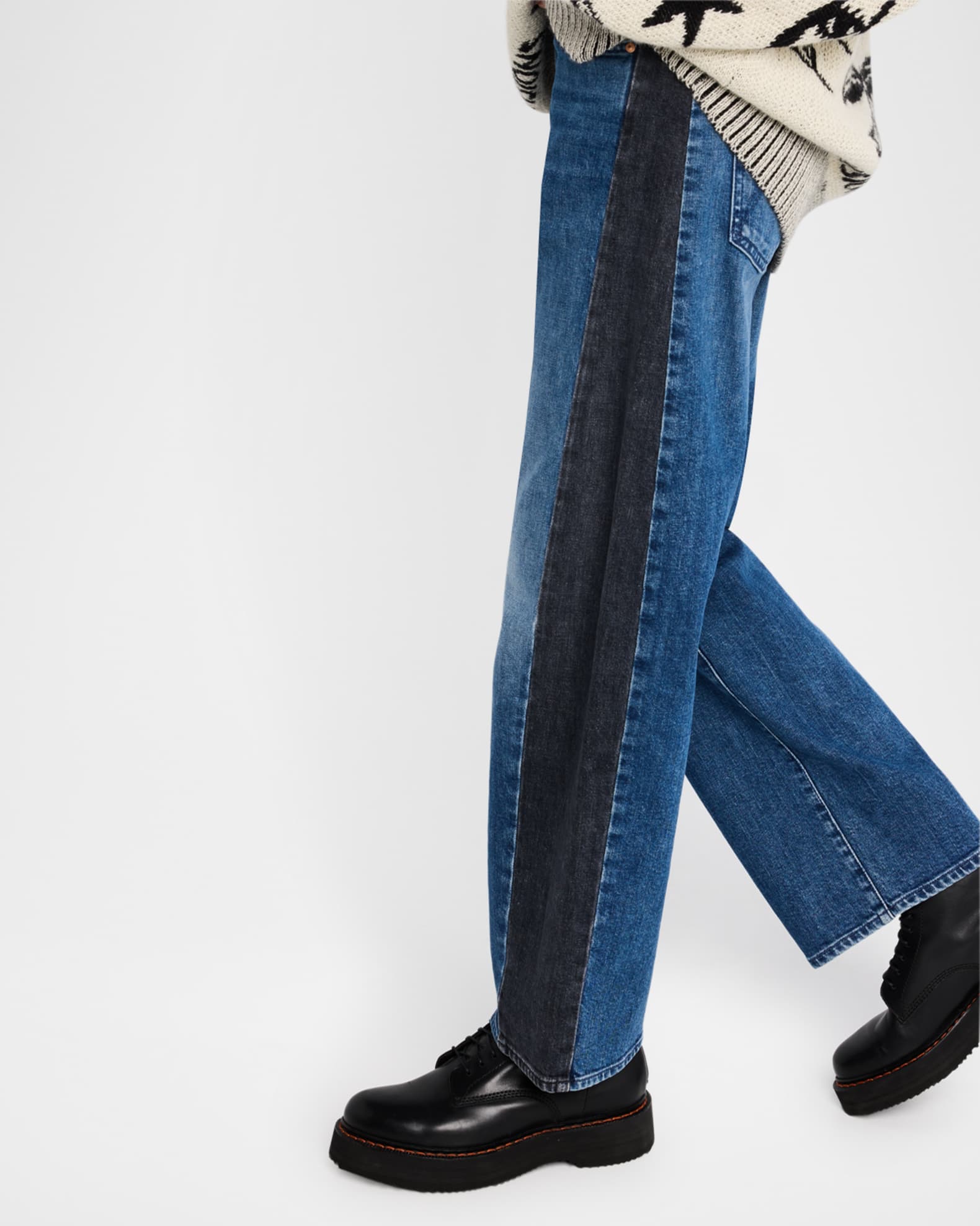 MOTHER The Half Pipe Flood Jeans | Neiman Marcus