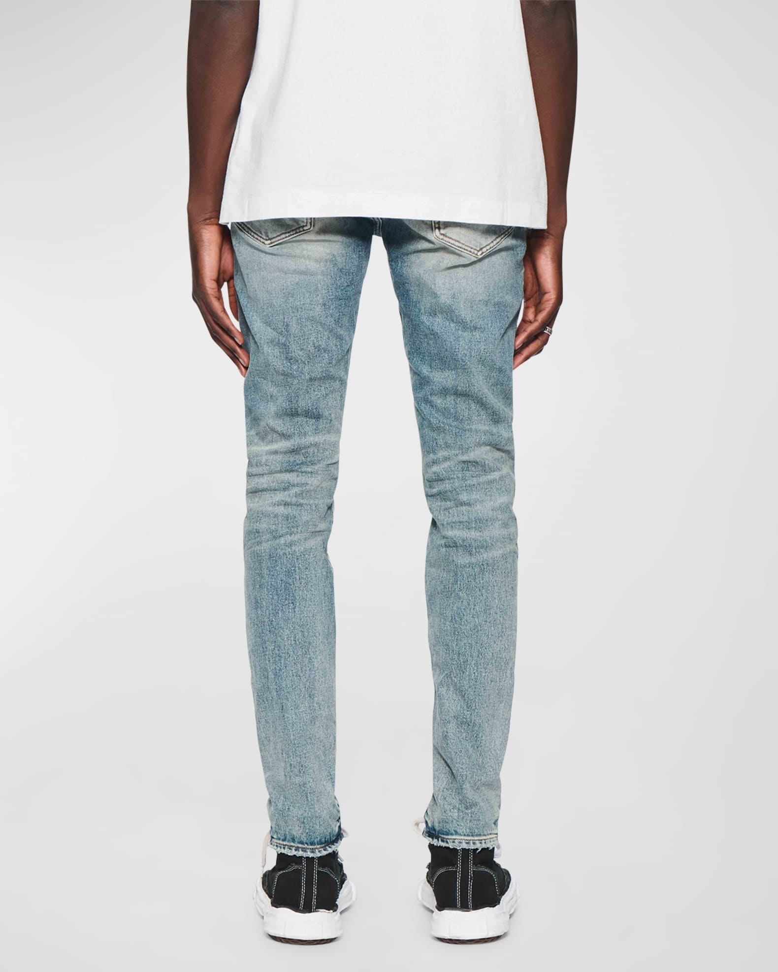 PURPLE Men's Electric Tint Skinny Jeans | Neiman Marcus