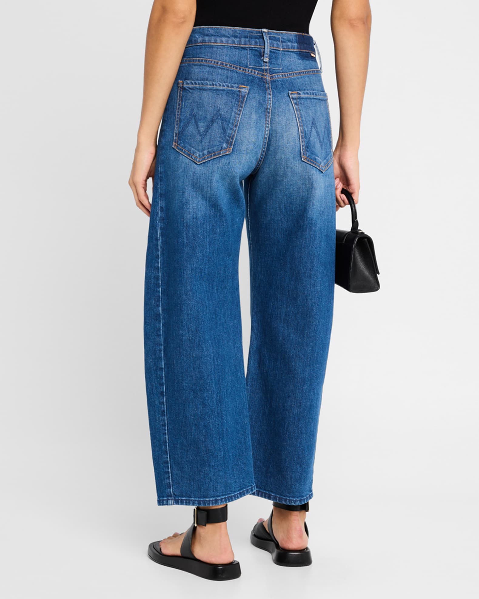 MOTHER Lil' Full Pipe Flood Jeans | Neiman Marcus