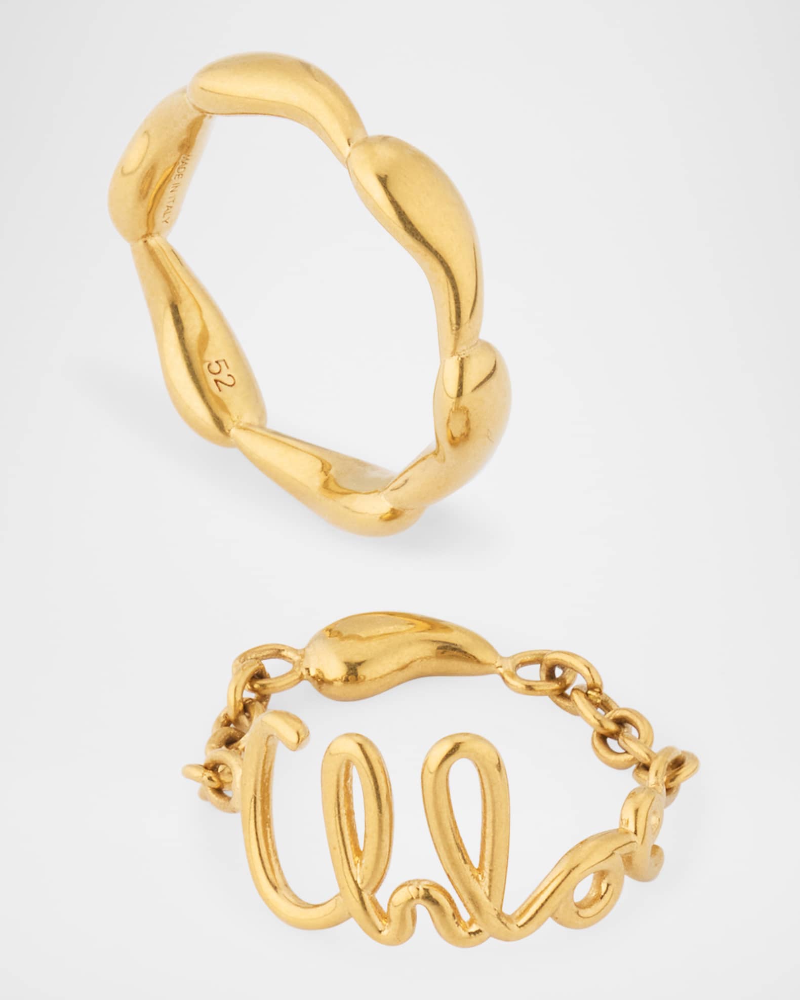 Chloe The Chloe Iconic Rings, Set of 2 | Neiman Marcus