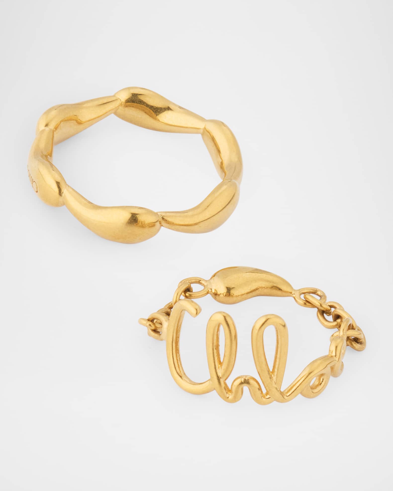 Chloe The Chloe Iconic Rings, Set of 2 | Neiman Marcus