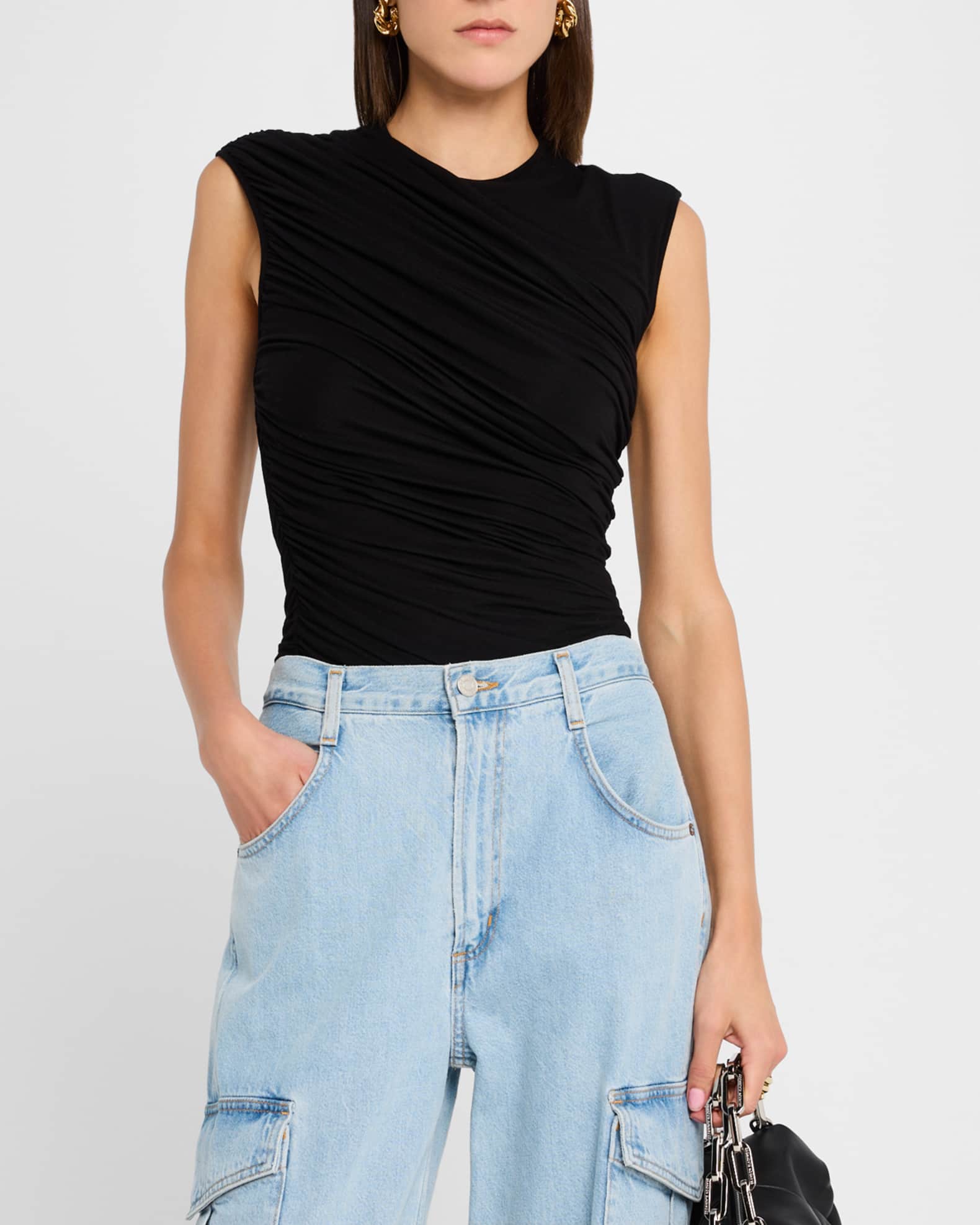 AGOLDE Ester Twist Tank Top | Neiman Marcus