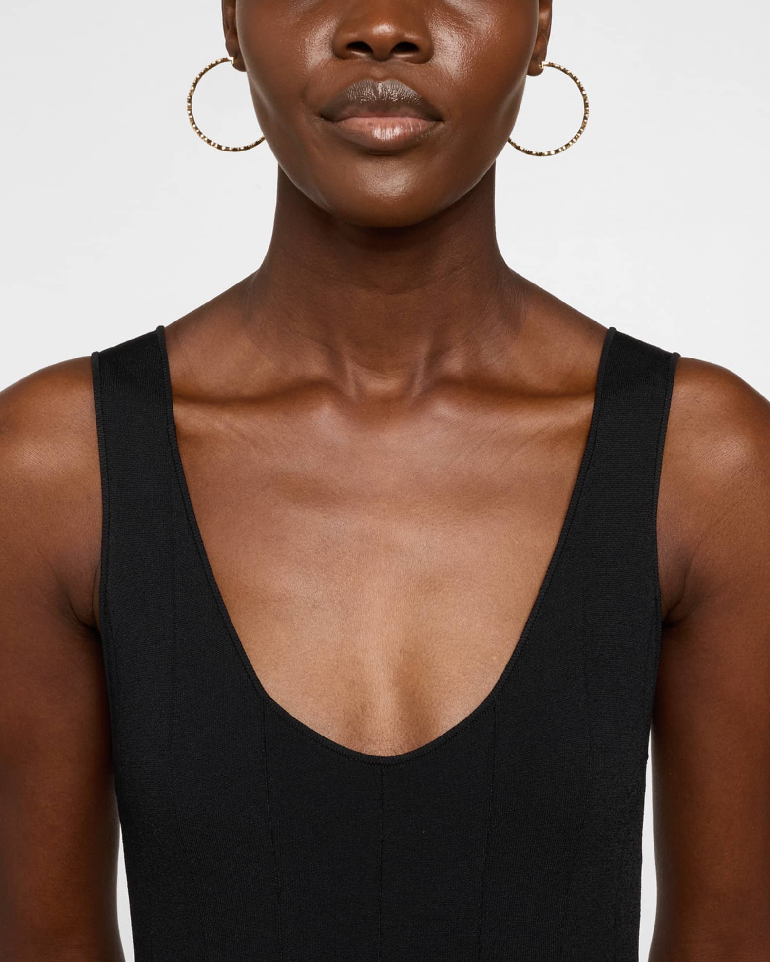 Graziela Gems 18K Yellow Gold Rio Inside-Out Diamond Hoop Earrings ...