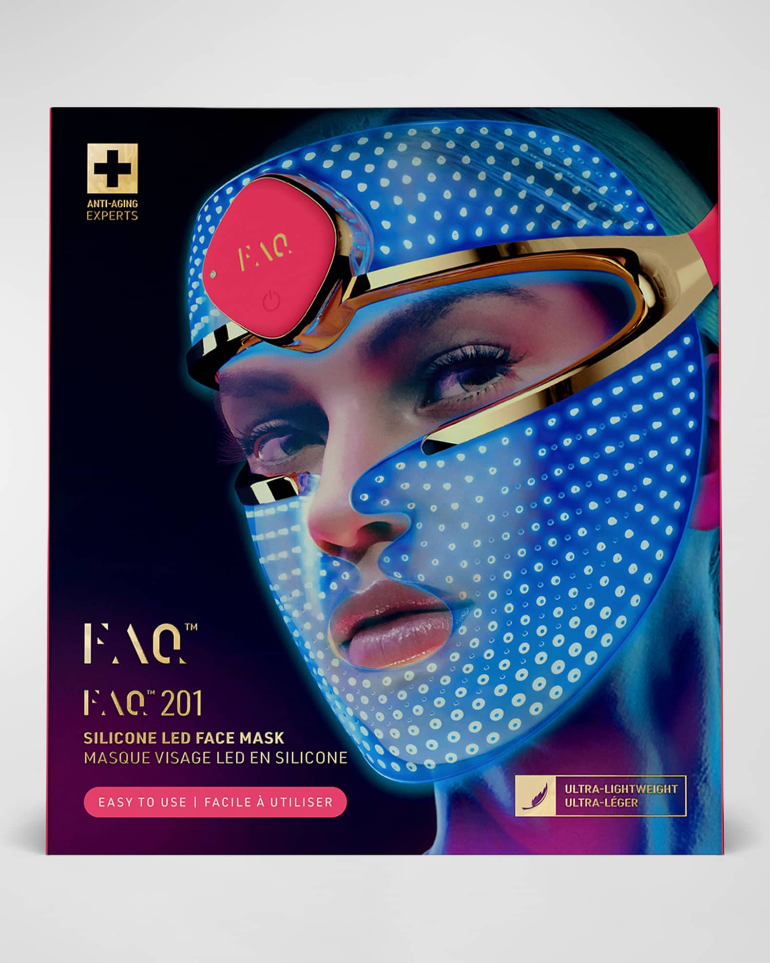 Foreo FAQ 201 Ultra-Lightweight Silicone RGB LED Face Mask | Neiman Marcus