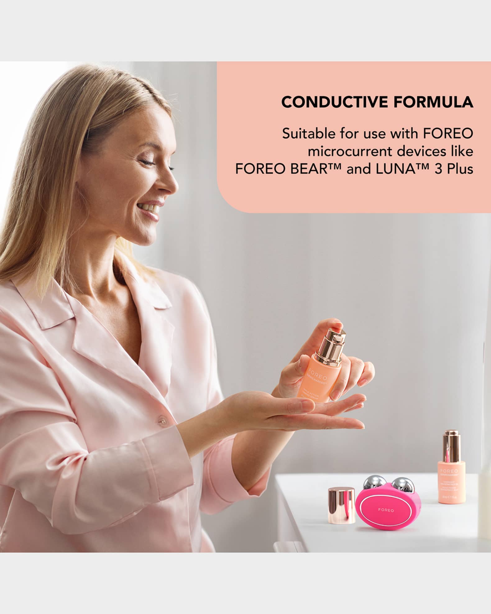 Foreo SUPERCHARGED Triple-Action Firming Serum, 1 oz. | Neiman Marcus