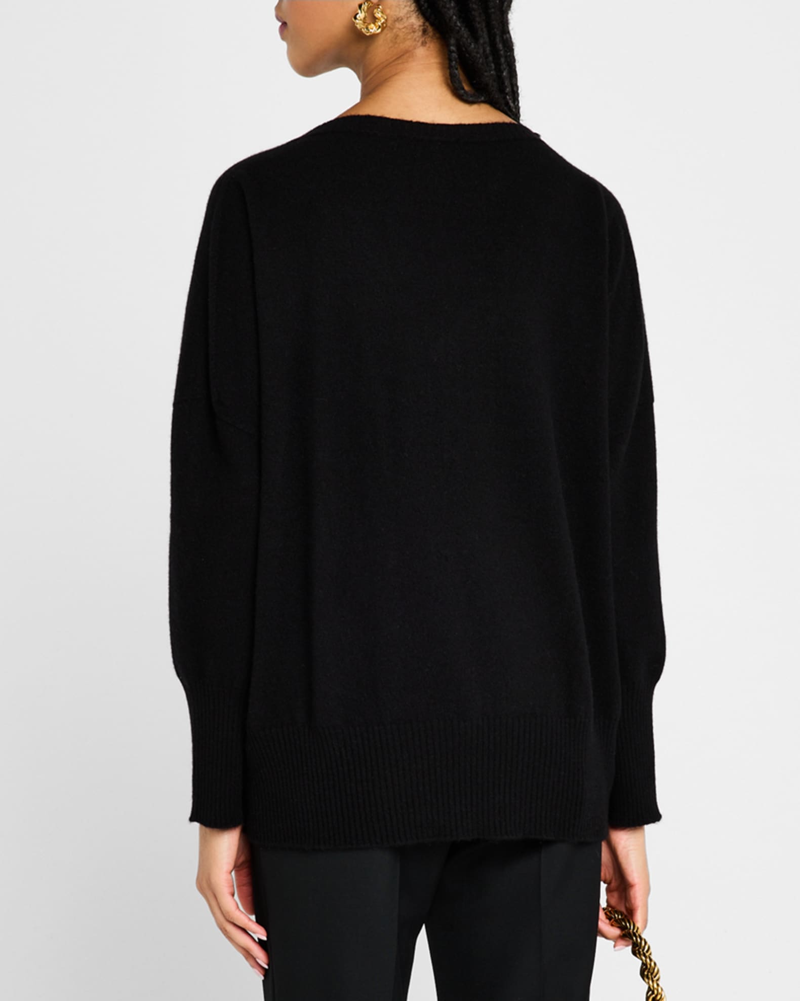Neiman Marcus Cashmere Collection Cashmere V-Neck Sweater | Neiman Marcus