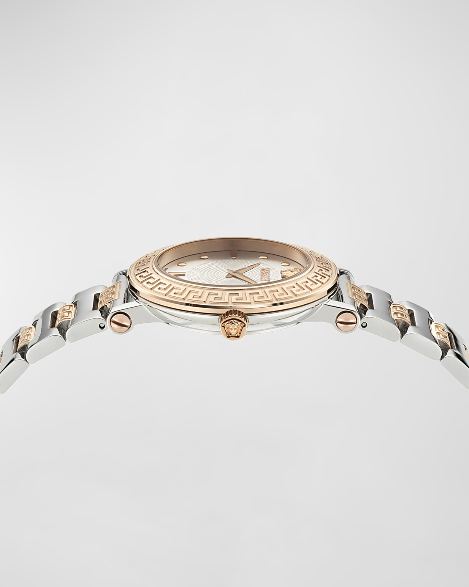 Versace 35mm Greca Sphere Watch with Bracelet Strap, Two Tone | Neiman ...