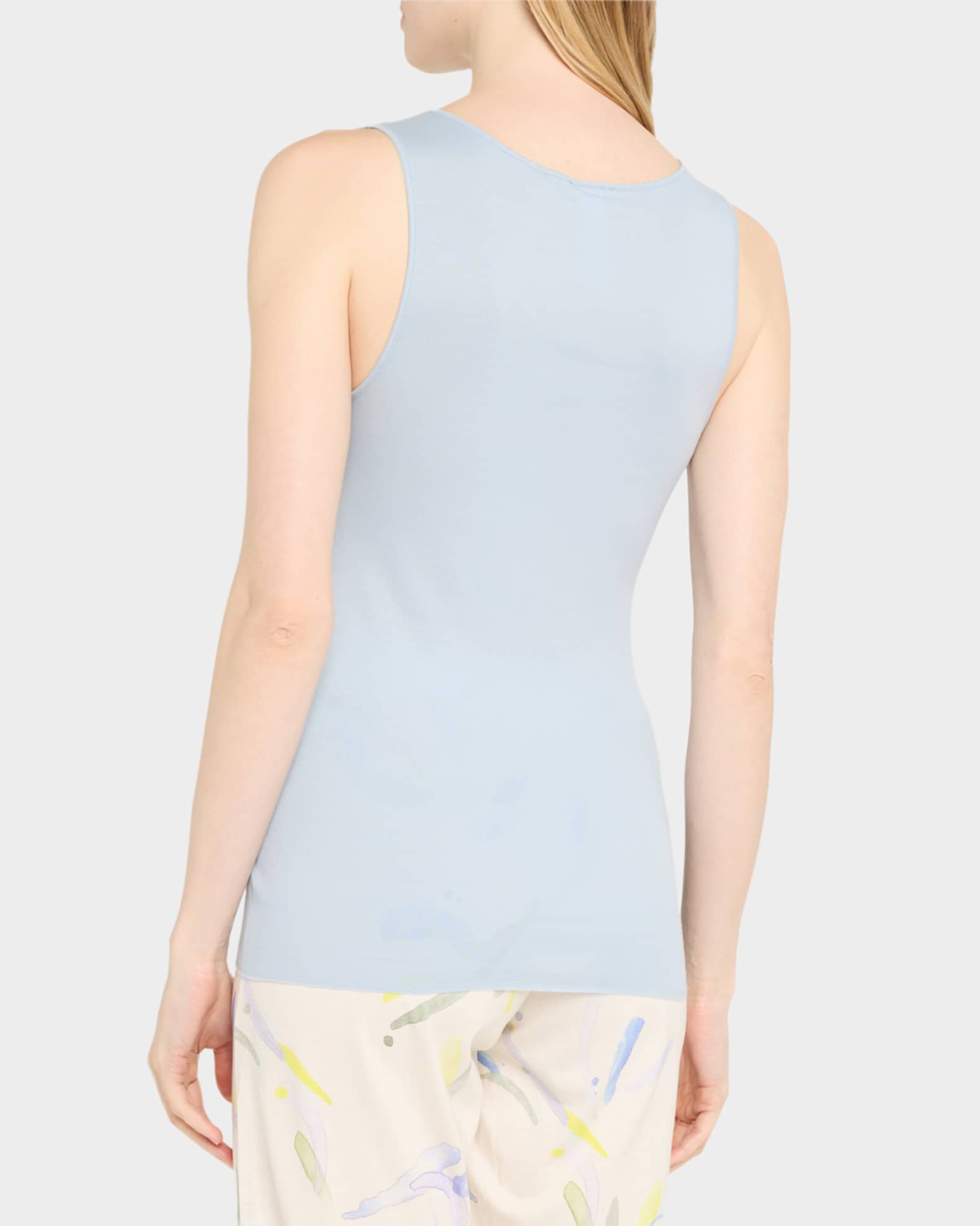 Hanro Cotton Delight Lace-Trim Tank Top | Neiman Marcus