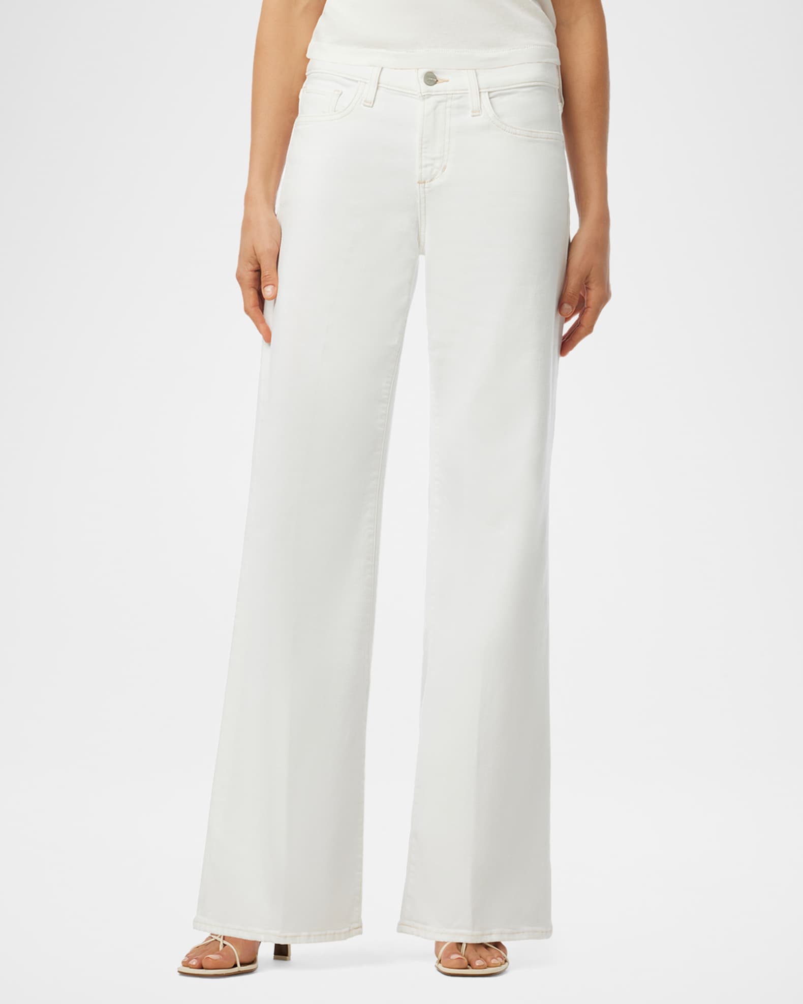 Joe's Jeans The Lou Lou Low-Rise Wide-Leg Jeans | Neiman Marcus
