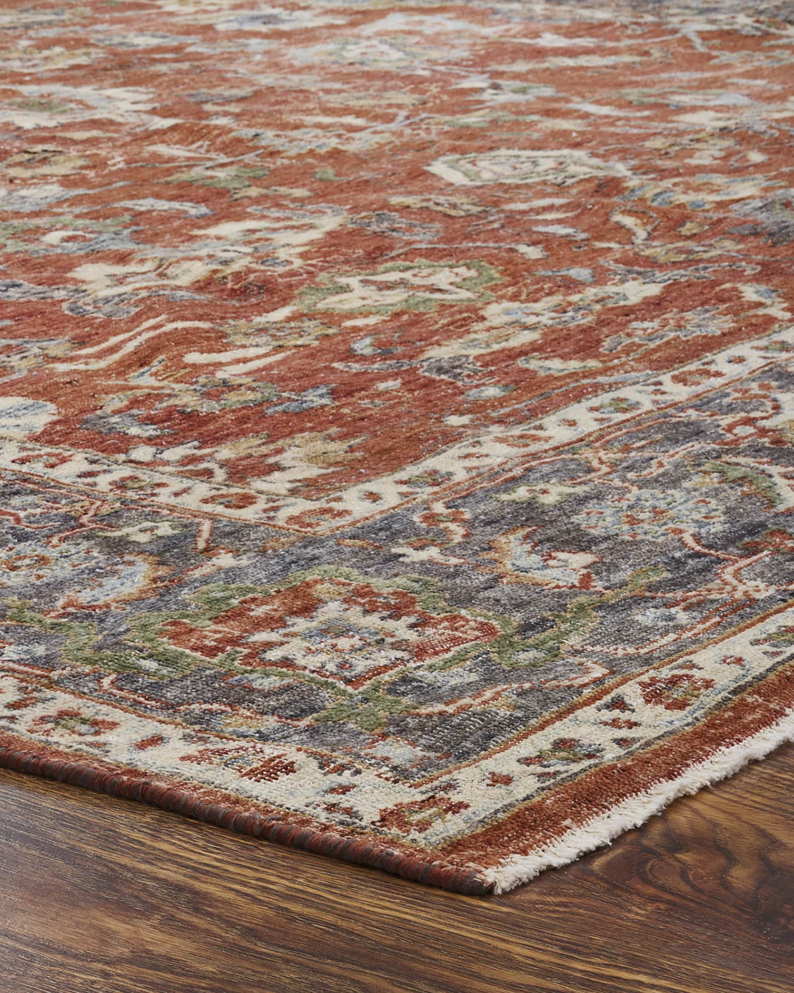 Capria Hand-Knotted Rug | Neiman Marcus