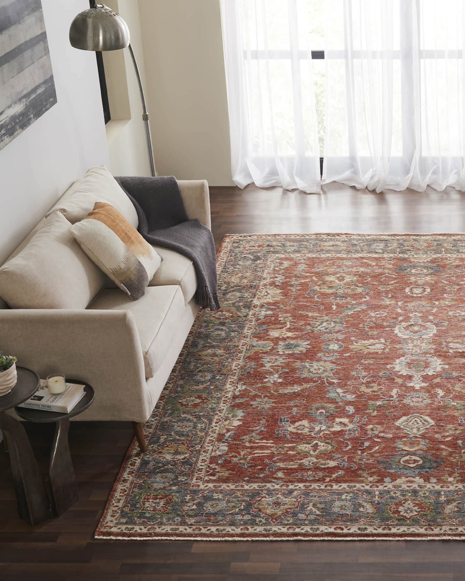 Capria Hand-Knotted Rug | Neiman Marcus