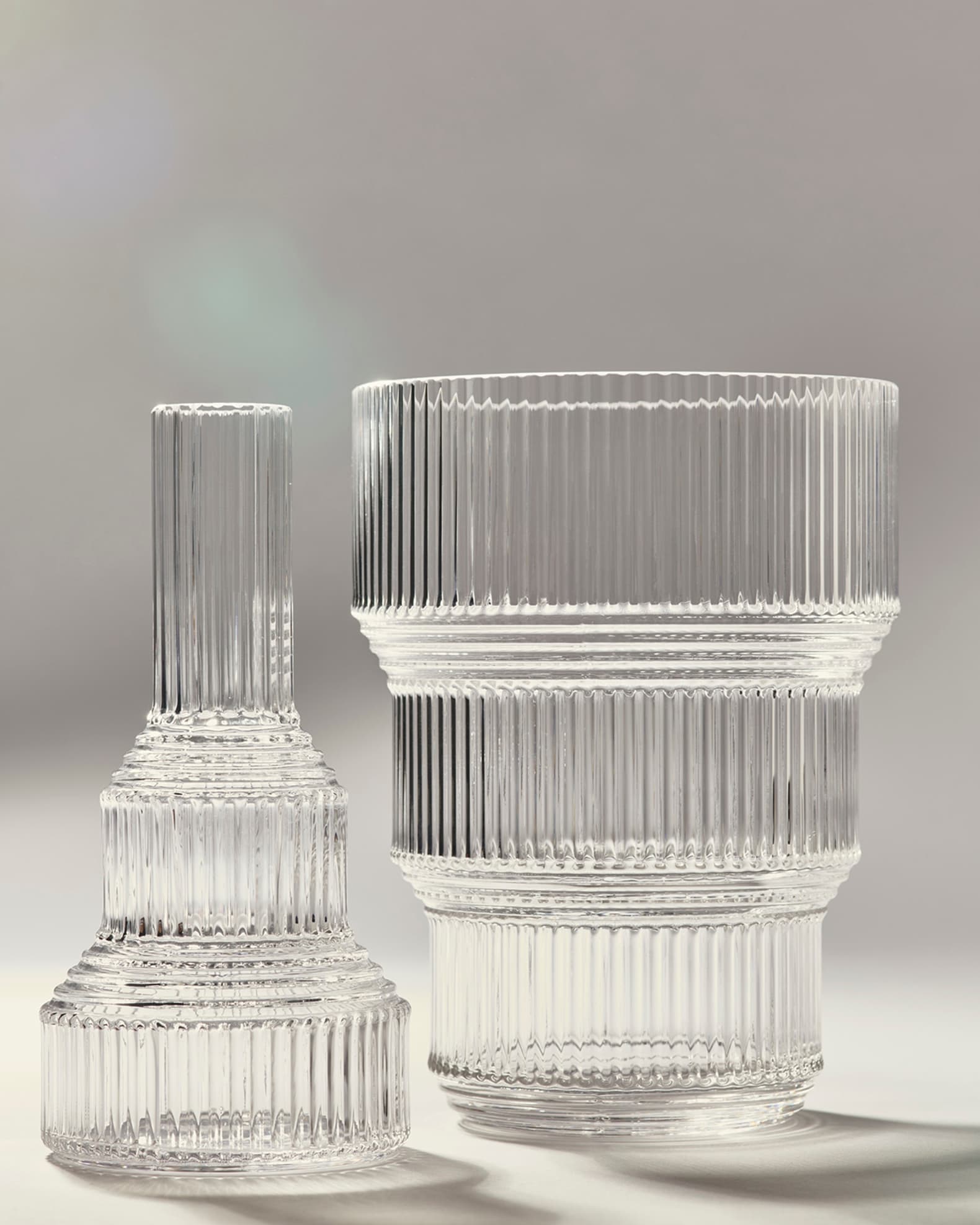 Kosta Boda Clear Pavilion Tulip Vase | Neiman Marcus