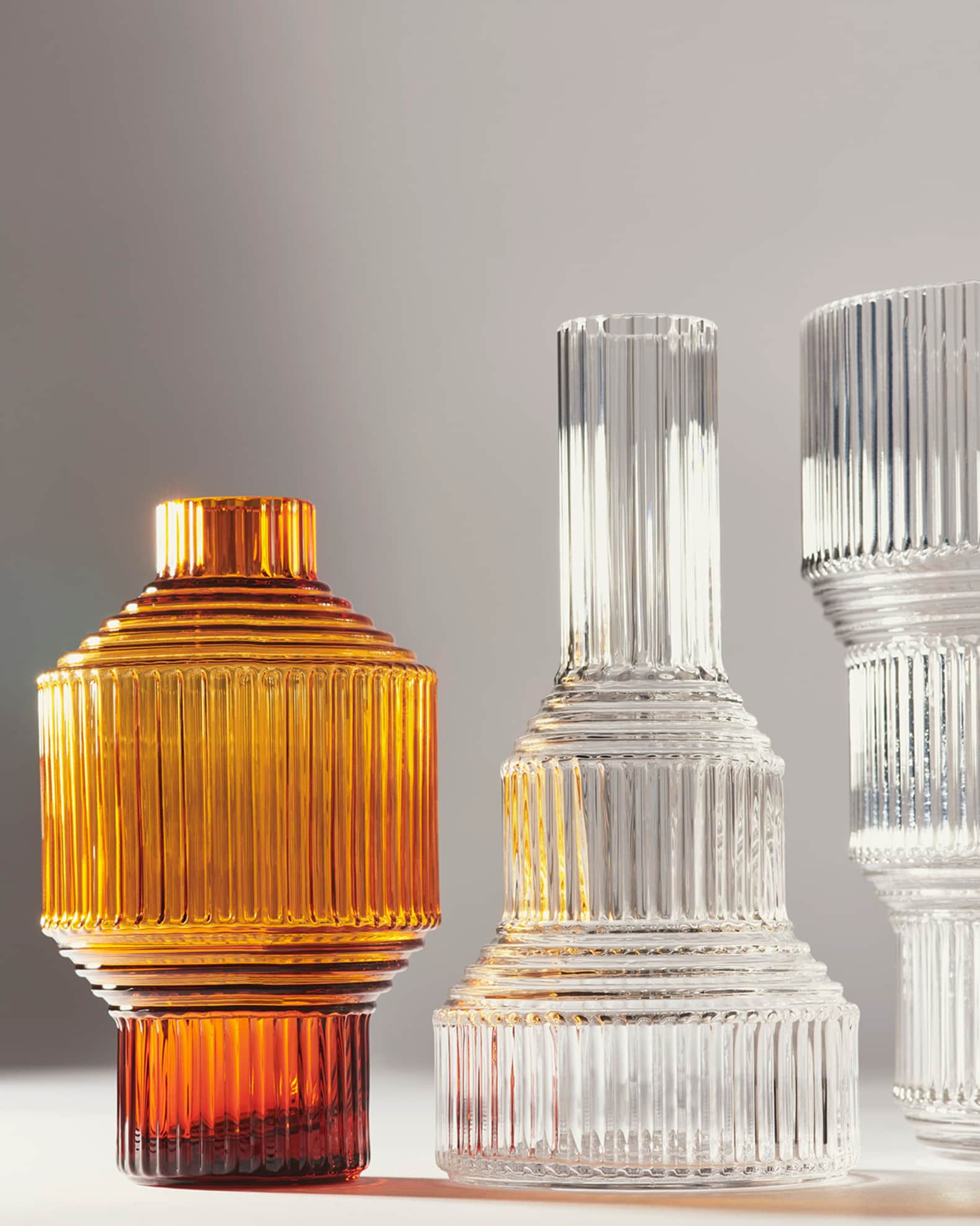 Kosta Boda Clear Pavilion Tulip Vase | Neiman Marcus