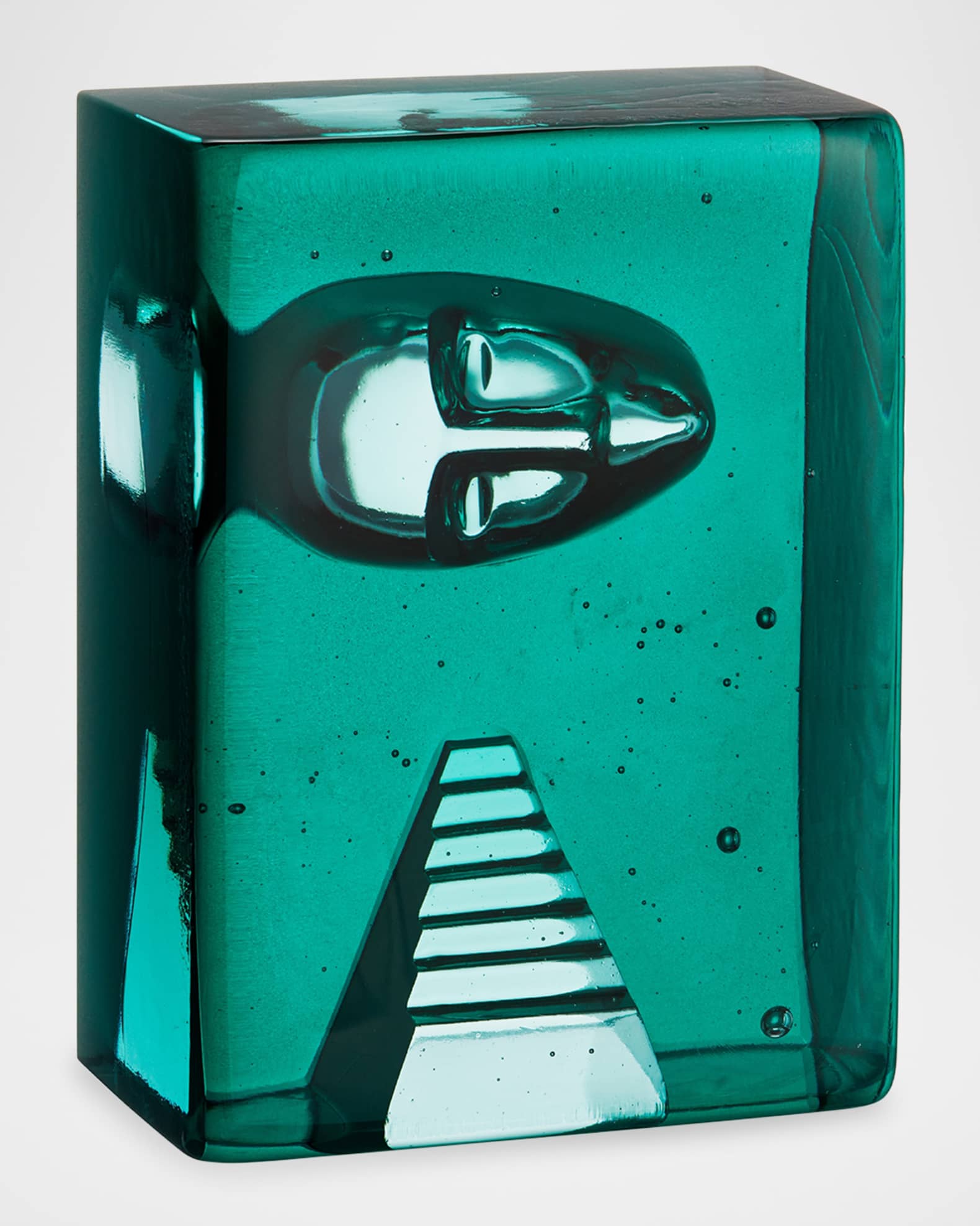 Kosta Boda "Azur Stairs Petrol" Decorative Object by Bertil Vallien ...