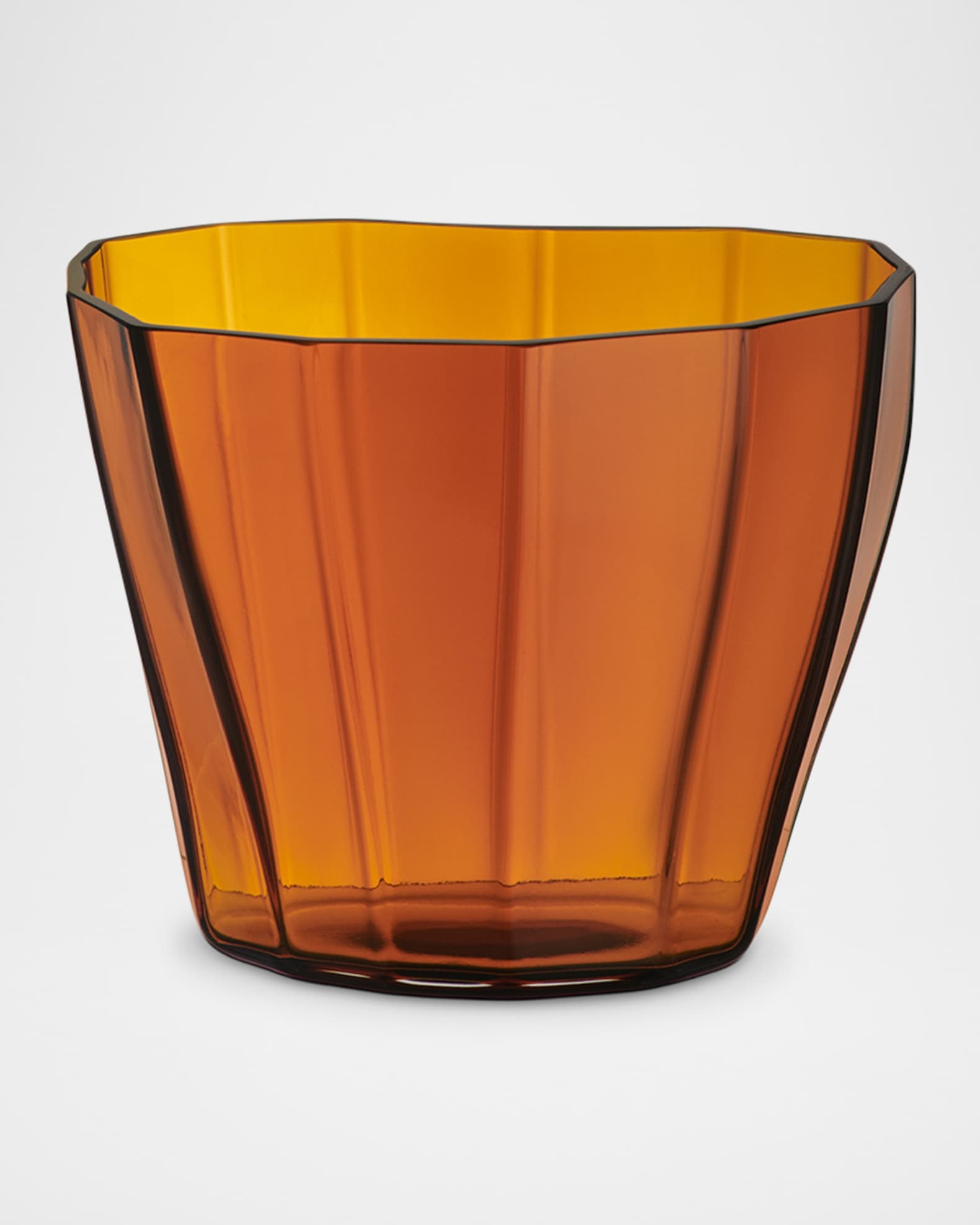 Orrefors Reed Low Glass Vase | Neiman Marcus