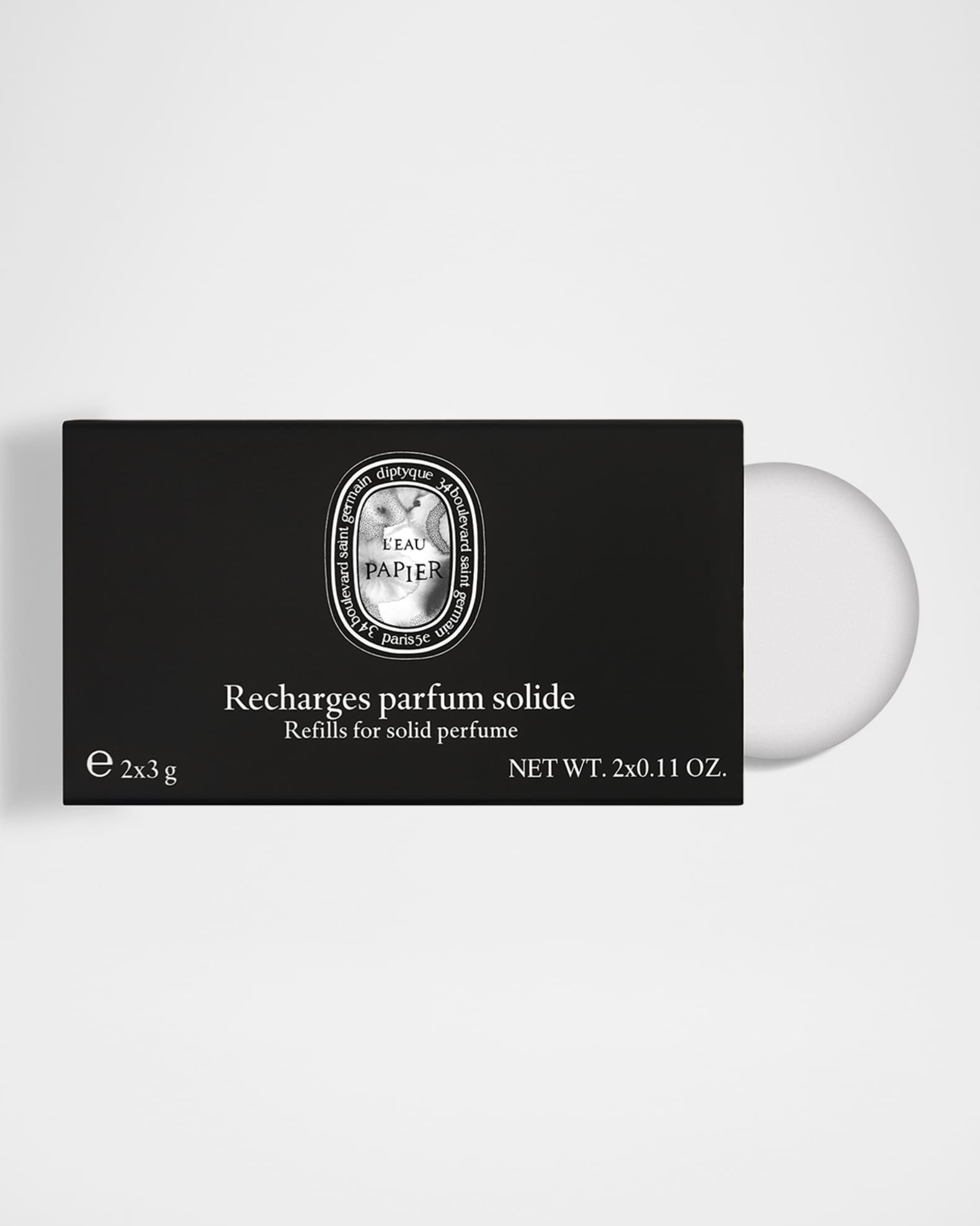 DIPTYQUE L'Eau Papier Refillable Solid Perfume, 3 g | Neiman Marcus
