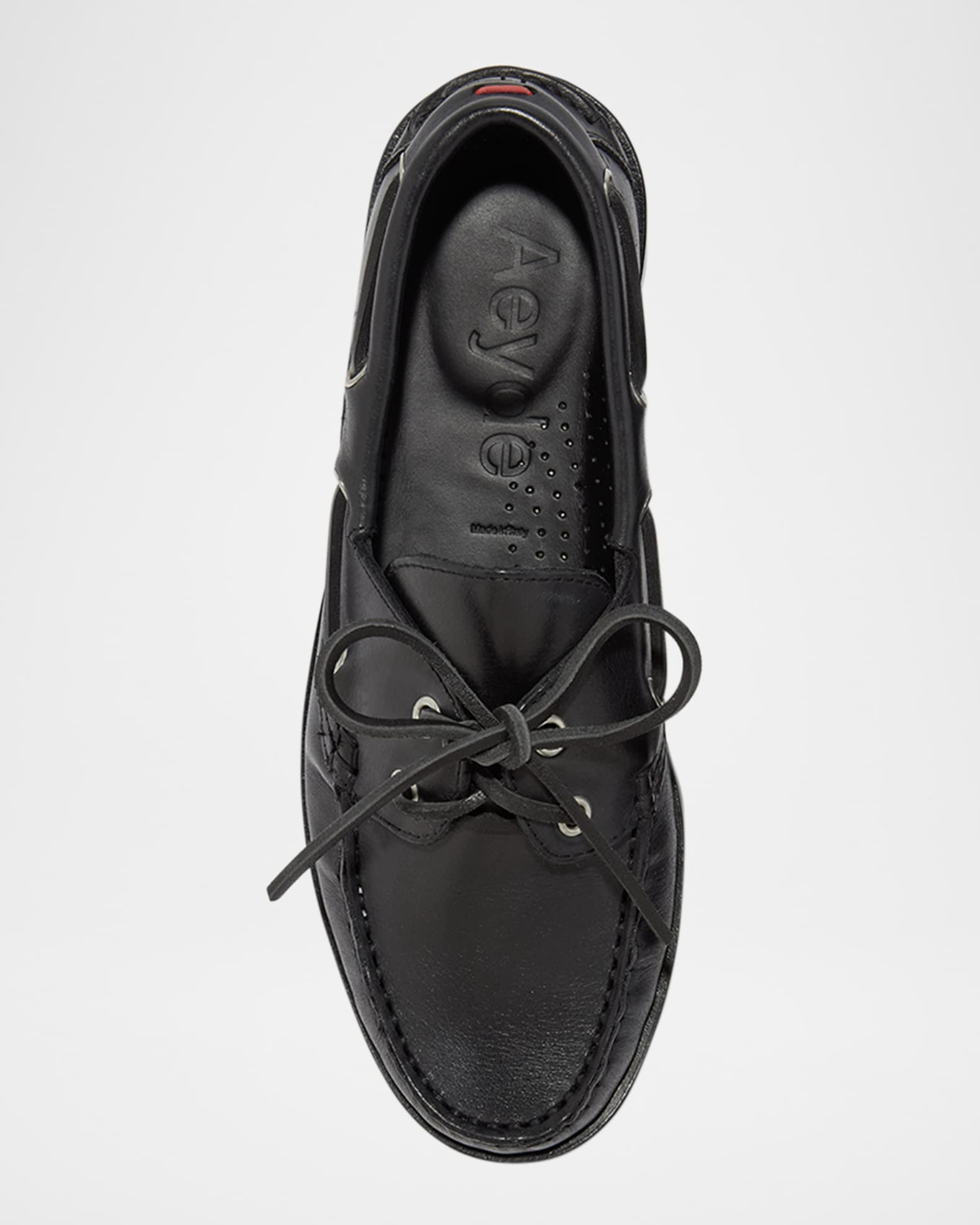 Aeyde Harris Calfskin Lace-Up Loafers | Neiman Marcus