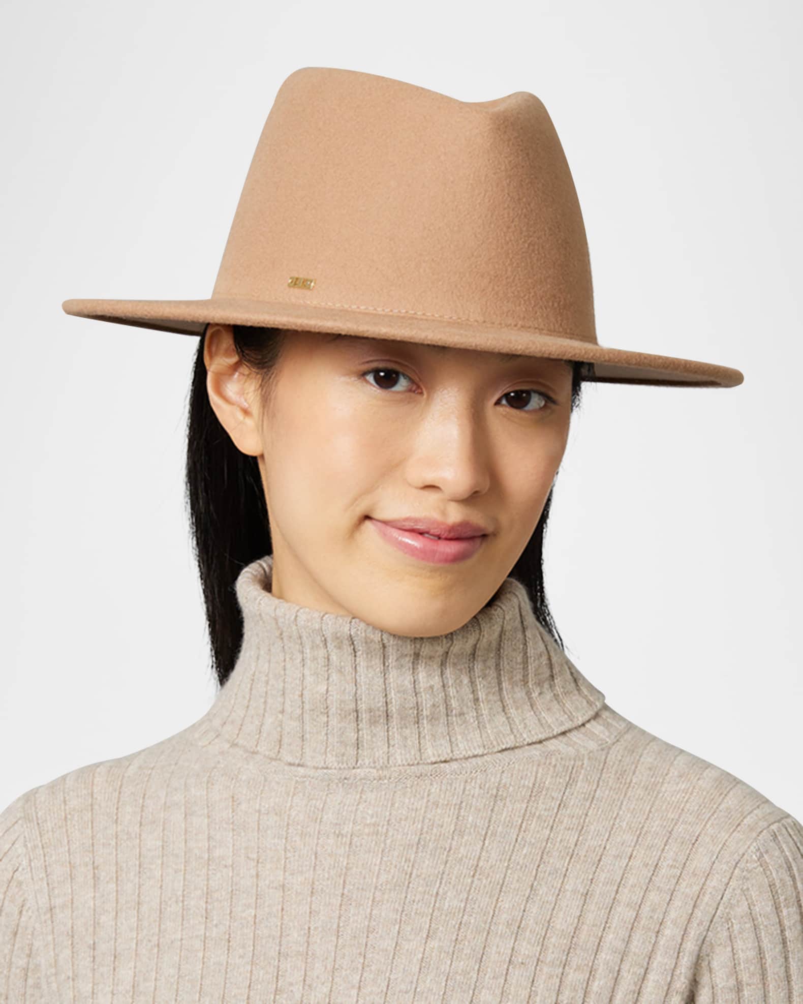 Eugenia Kim Blaine Camel Wool Fedora | Neiman Marcus