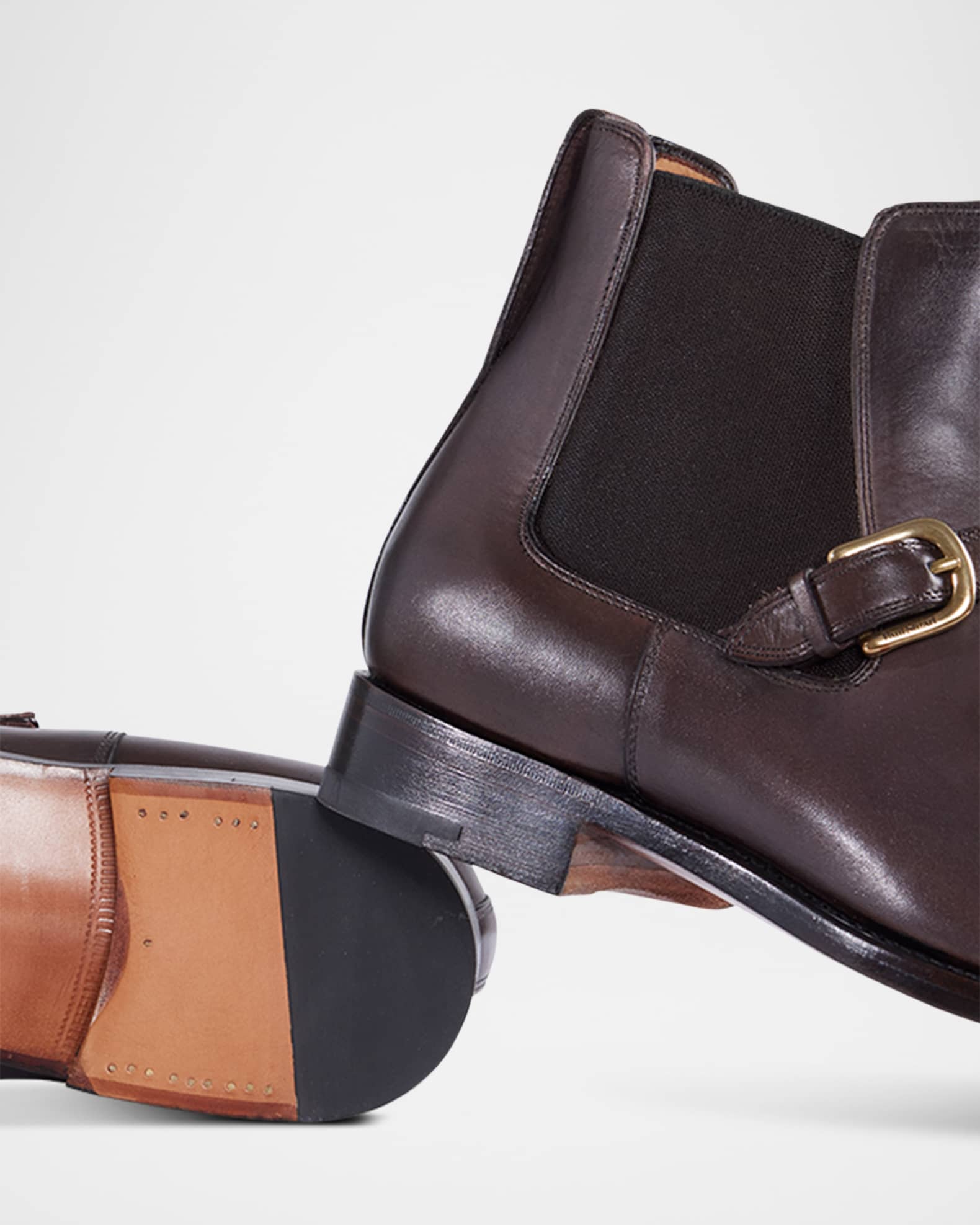 Paul Stuart Men's Sawyer Leather Chelsea Boots | Neiman Marcus