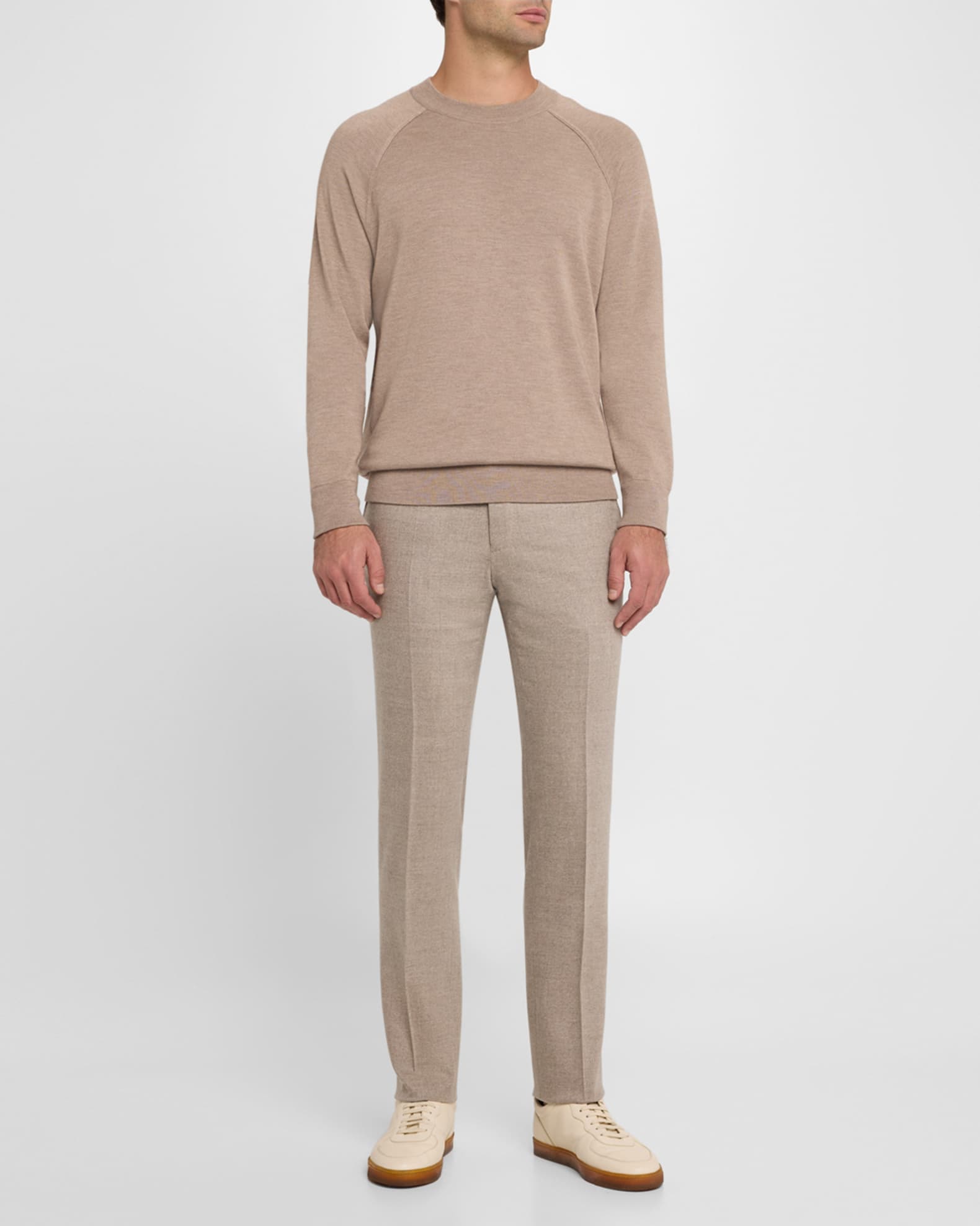 Incotex Men's Colored Wool Twill Dress Pants | Neiman Marcus