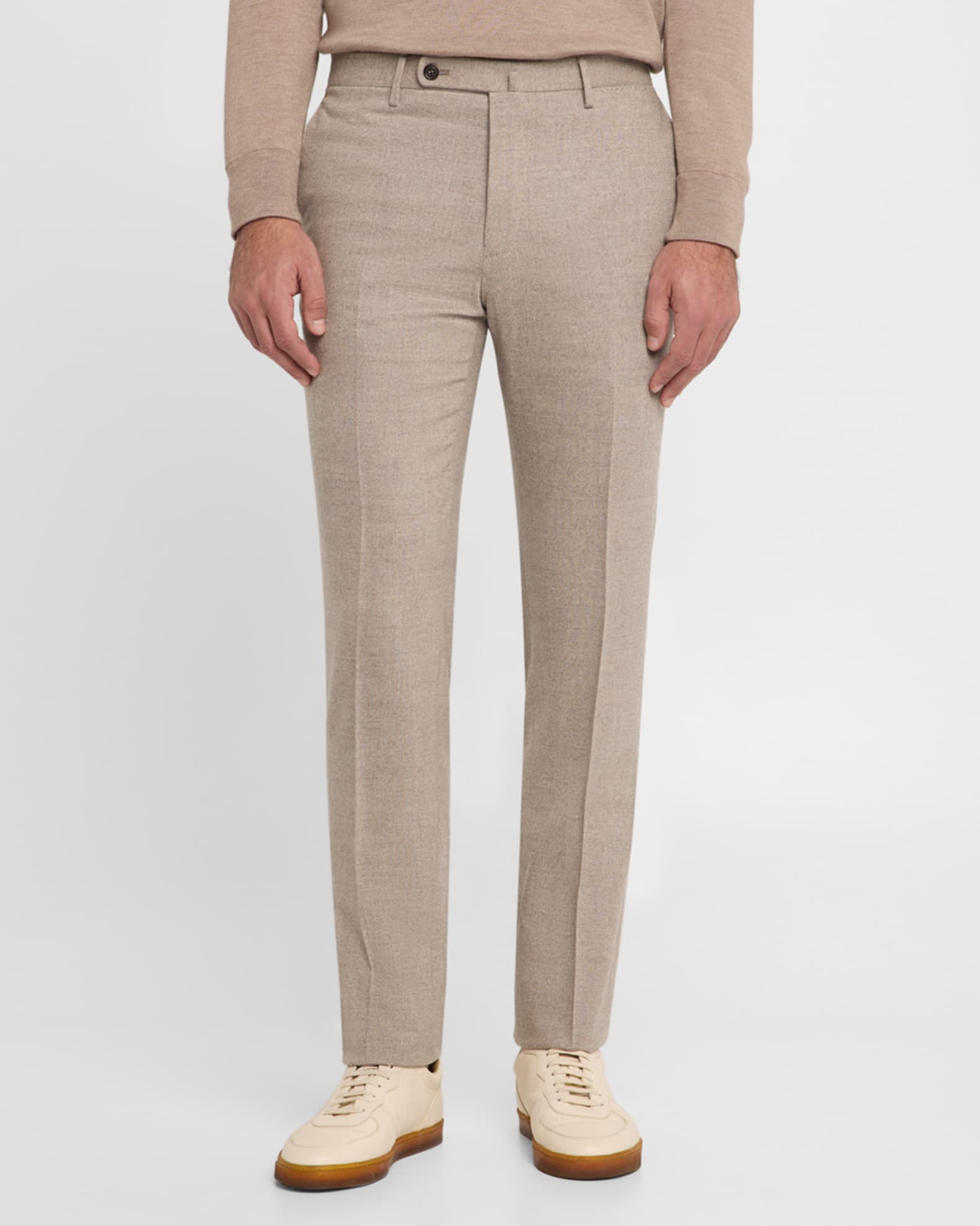 Incotex Men's Colored Wool Twill Dress Pants | Neiman Marcus