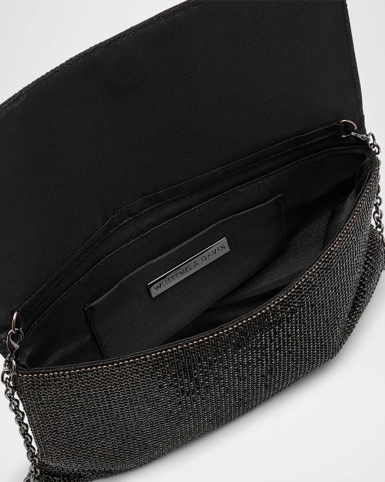 Whiting & Davis Evening Flap Mesh Clutch Bag | Neiman Marcus