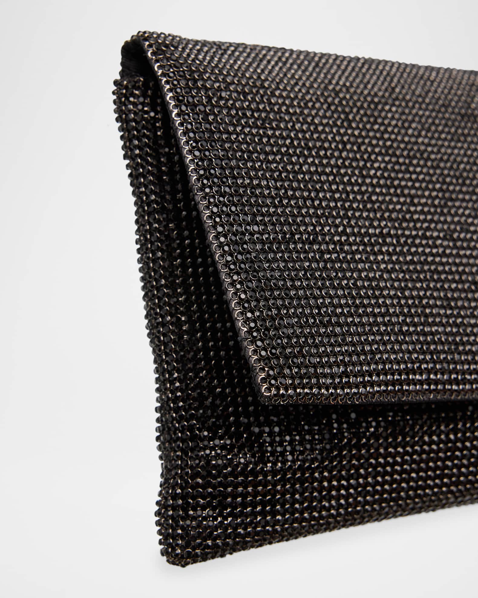 Whiting & Davis Evening Flap Mesh Clutch Bag | Neiman Marcus