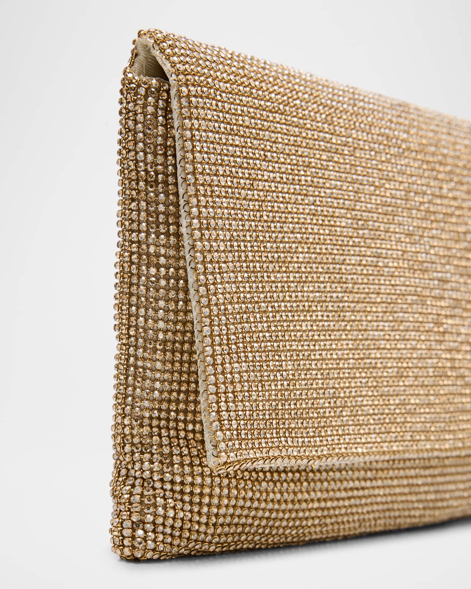 Whiting & Davis Evening Flap Mesh Clutch Bag | Neiman Marcus