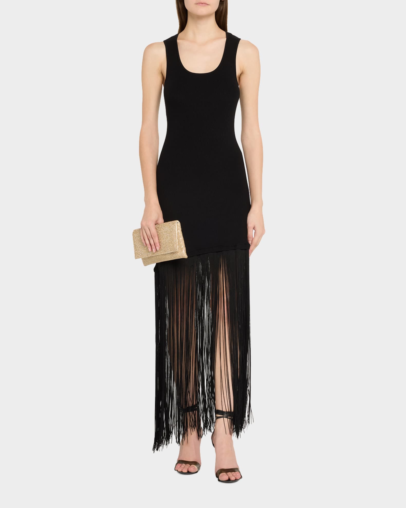 Whiting & Davis Evening Flap Mesh Clutch Bag | Neiman Marcus