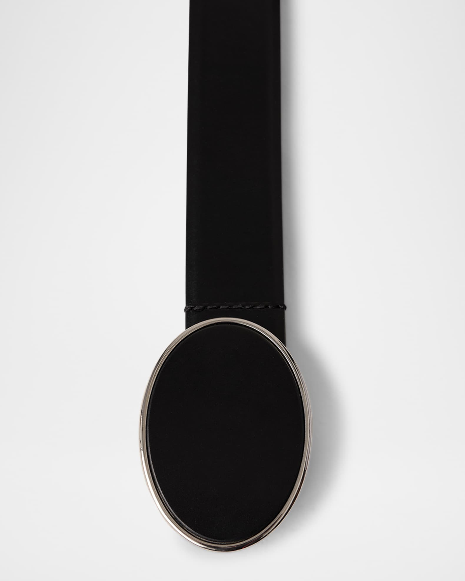 Dehanche Flint Buckle Leather Belt | Neiman Marcus