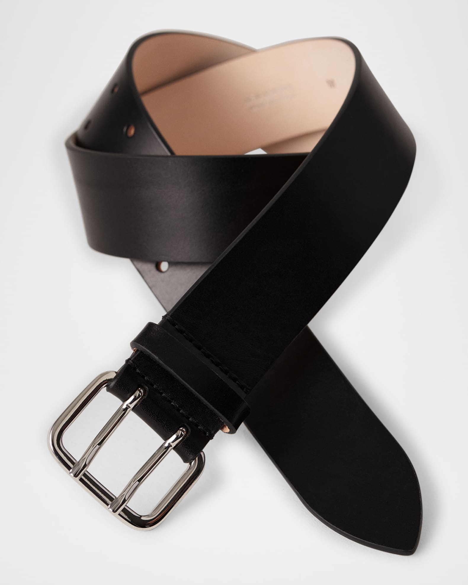 Dehanche Hutch Calfskin Leather Medium Belt | Neiman Marcus