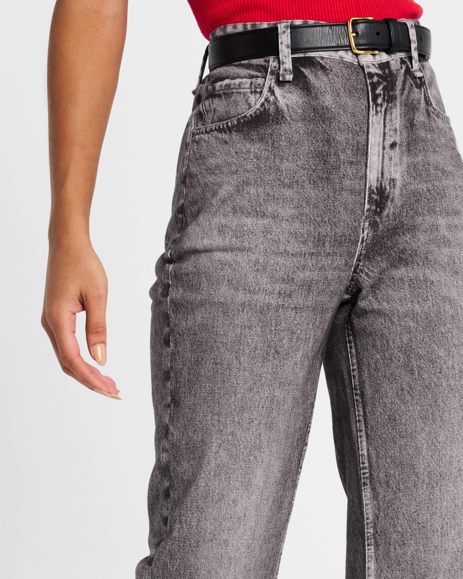 Rag & Bone Miramar Shea Relaxed Straight Jeans | Neiman Marcus