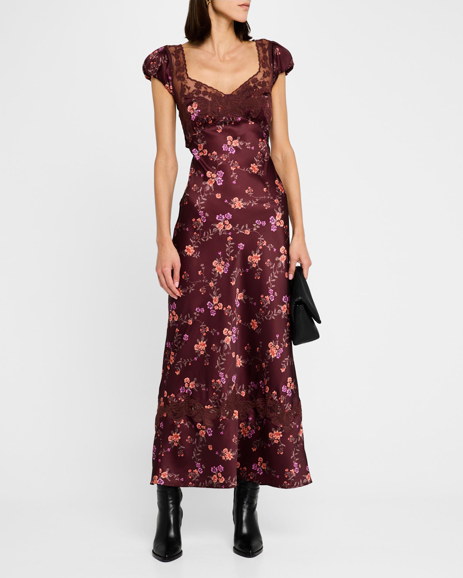 Free People Butterfly Babe Cap Sleeve Midi Dress Neiman Marcus