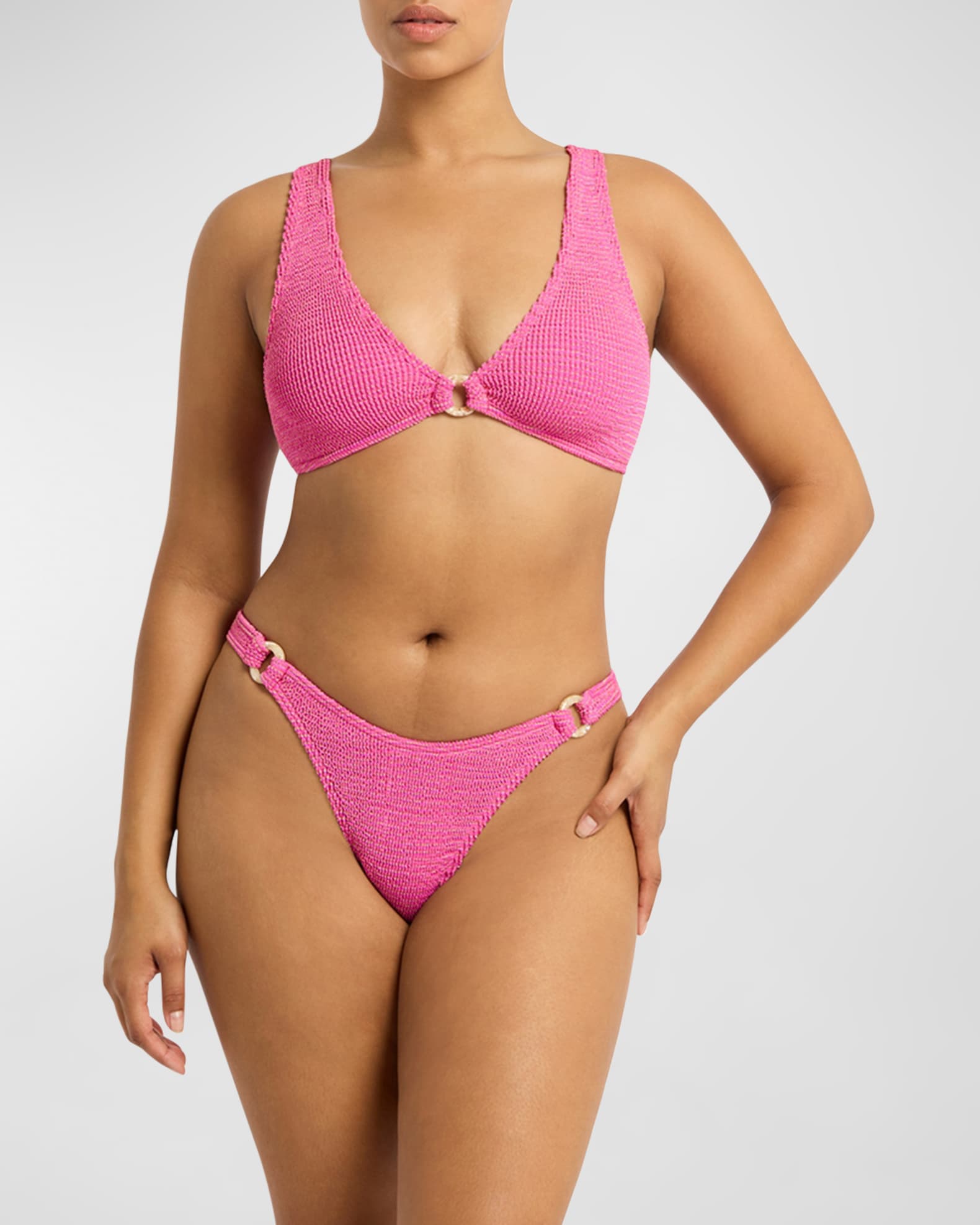 bond-eye swim Ring Scout Crop Bikini Top | Neiman Marcus