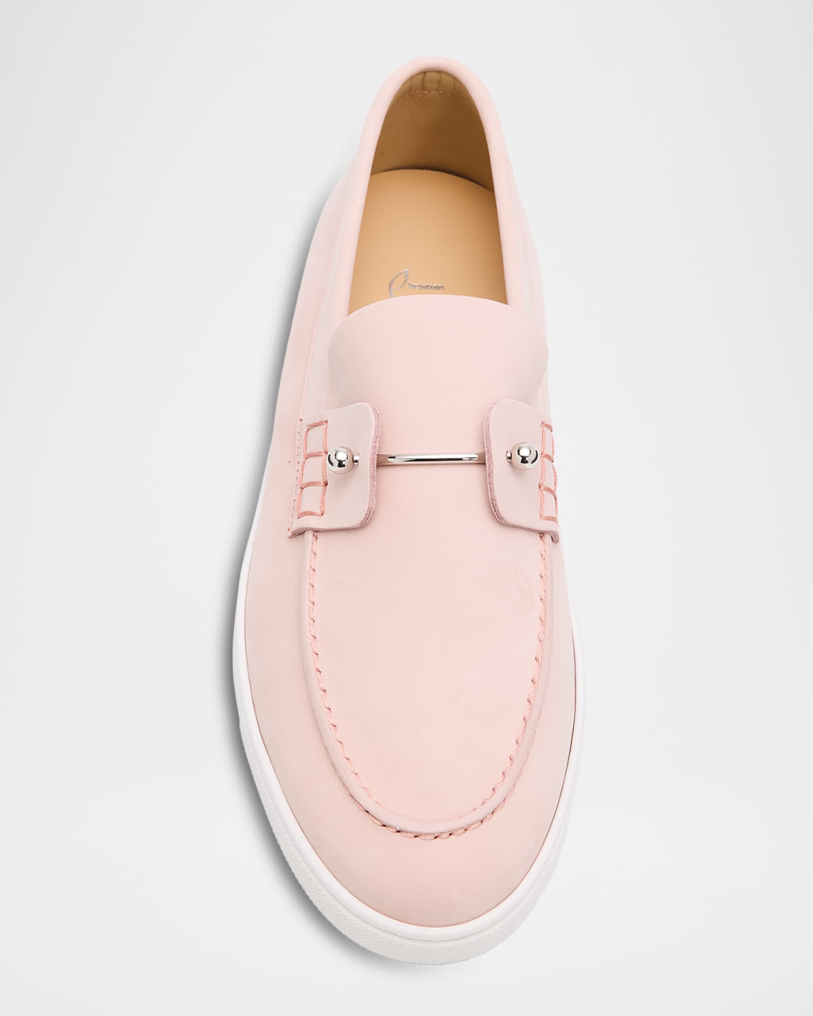 Christian Louboutin Chambeliboat Donna Leather Boat Shoes | Neiman Marcus