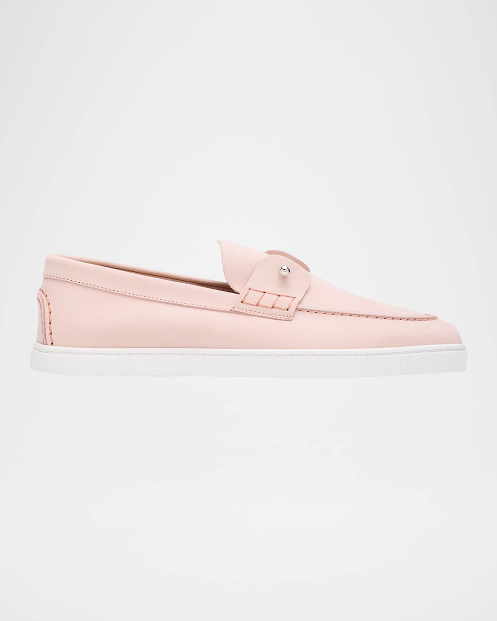 Christian Louboutin Chambeliboat Donna Leather Boat Shoes | Neiman Marcus