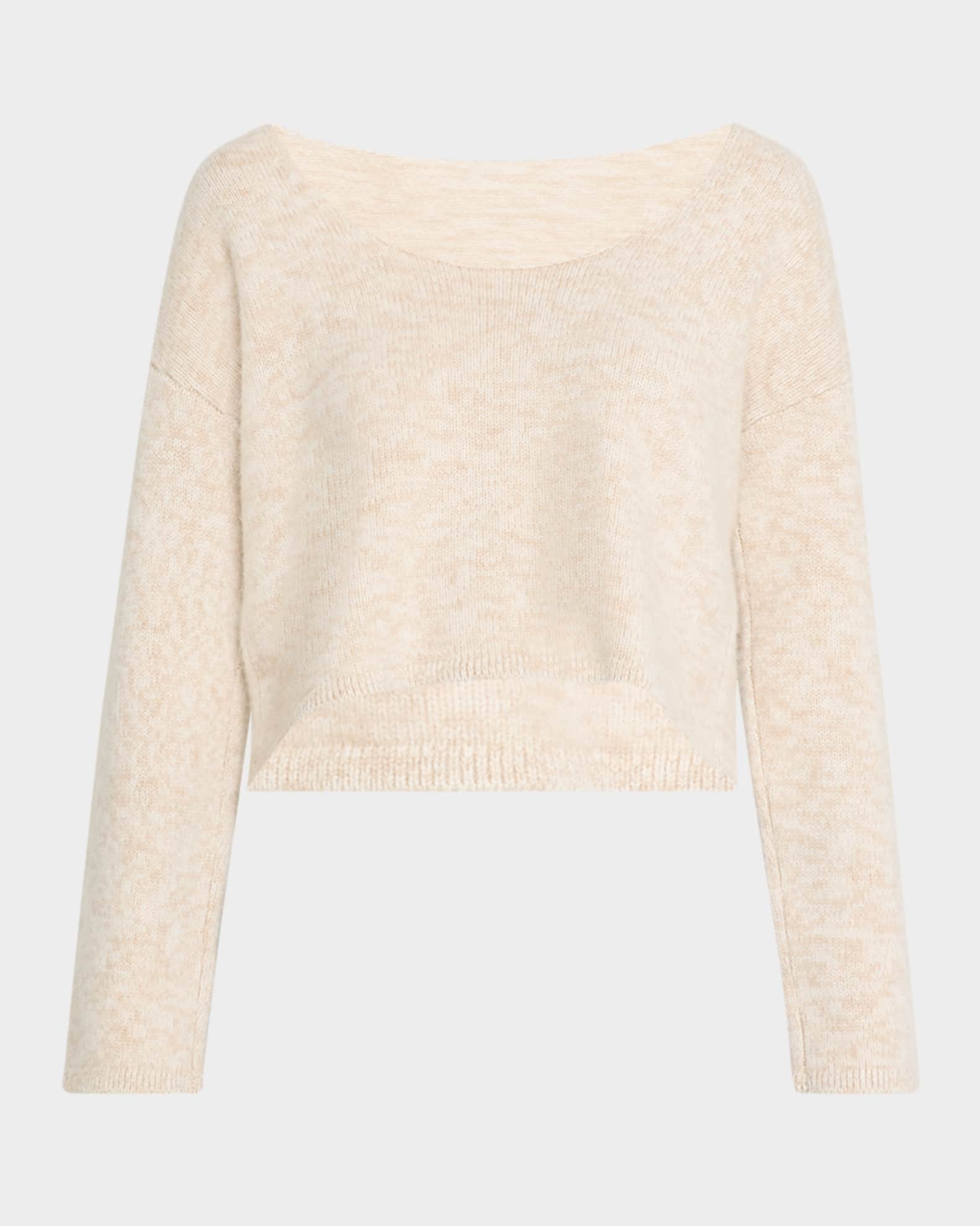 Naadam Reversible Cropped Cashmere Sweater | Neiman Marcus