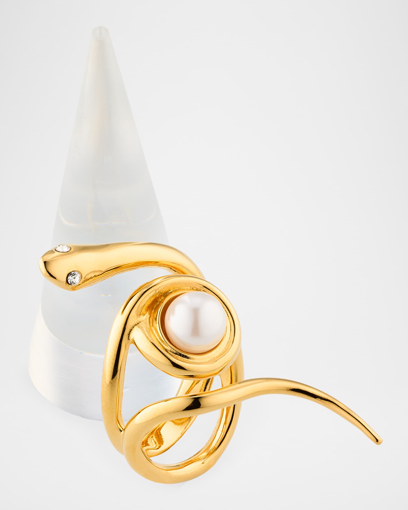 Oscar de la Renta Snake Statement Ring | Neiman Marcus