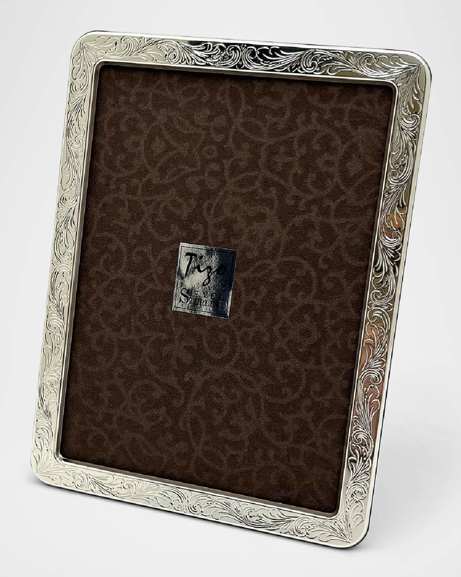 STERLING ROUNDED ENGRAVED FRAME | Neiman Marcus