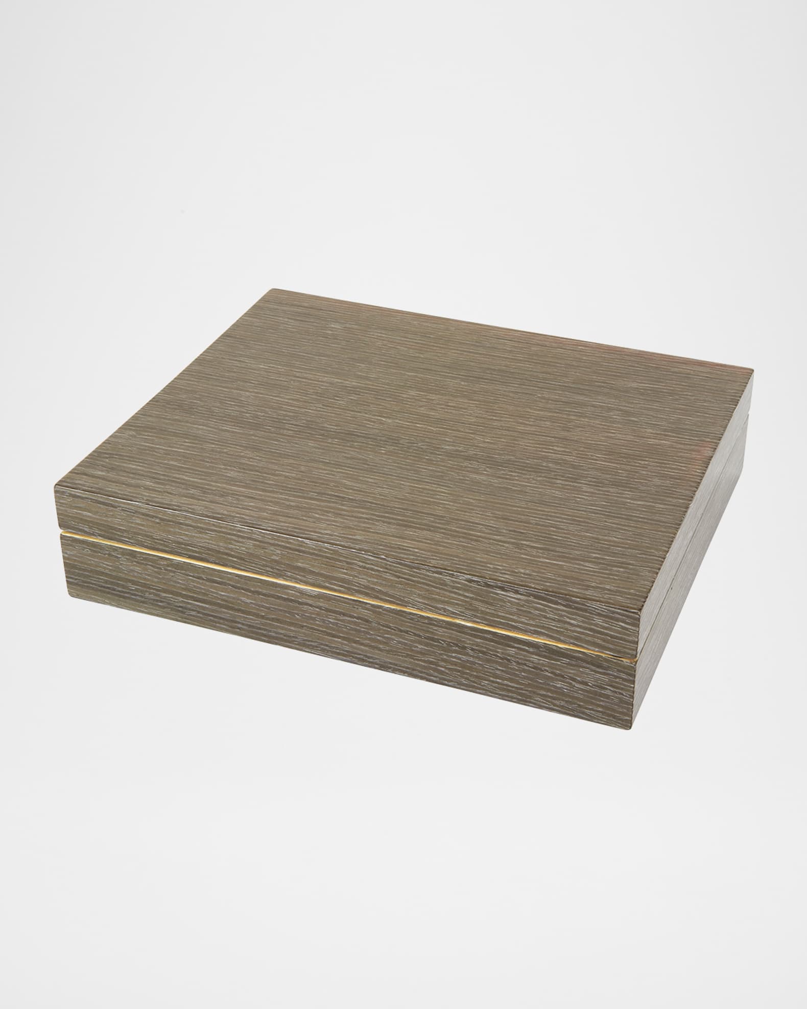 Tizo Polished Wood Cufflink Box | Neiman Marcus